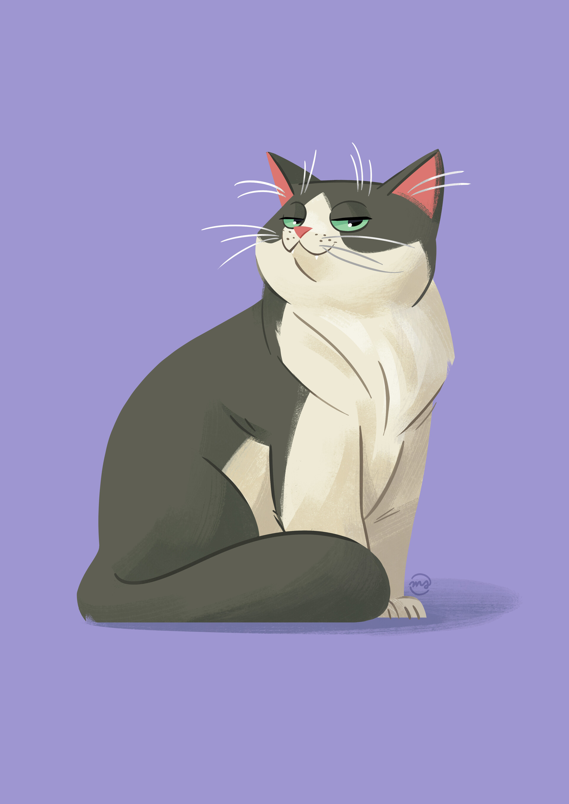 ArtStation - Mischievous Cat