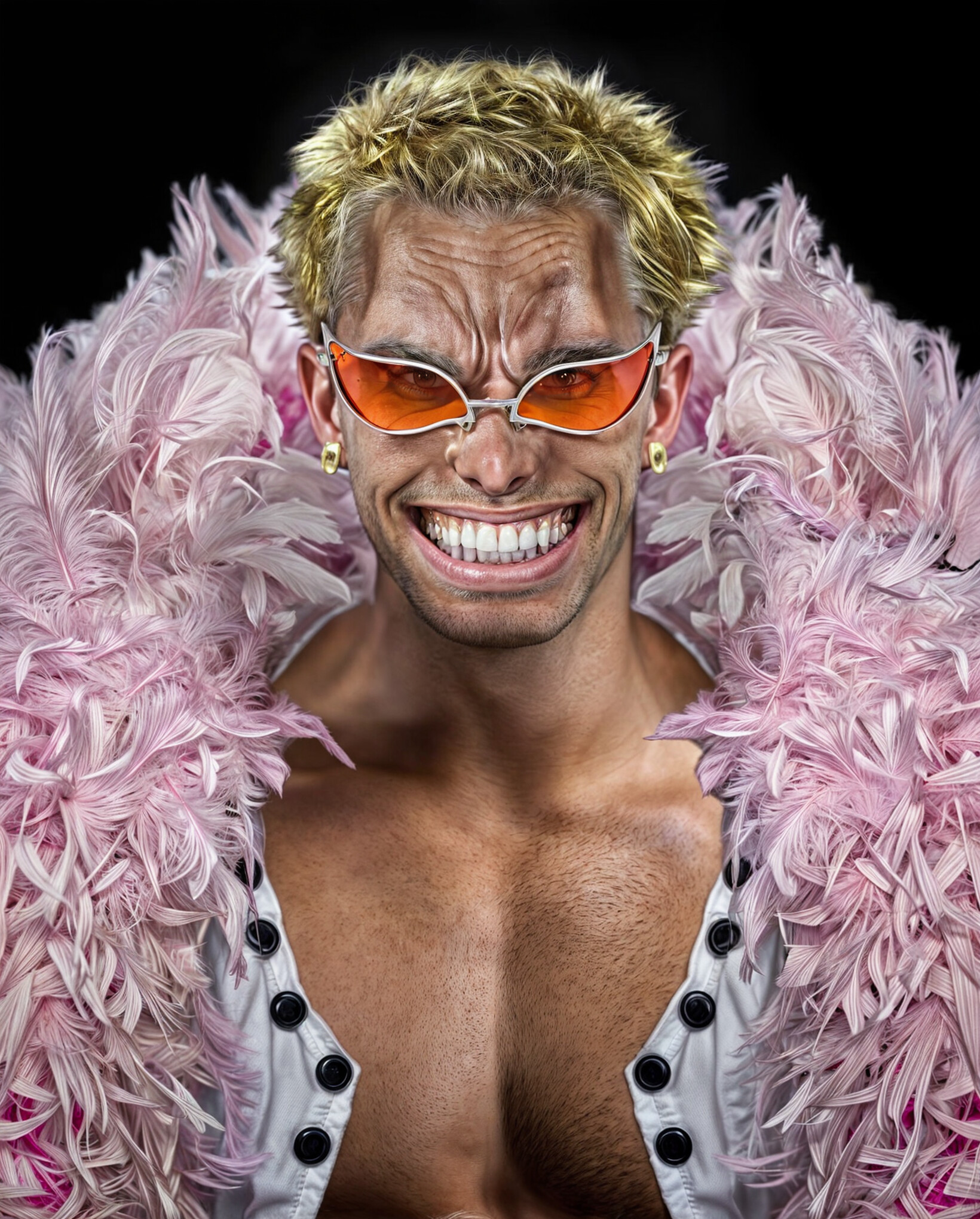 ArtStation - Doflamingo realistic portrait