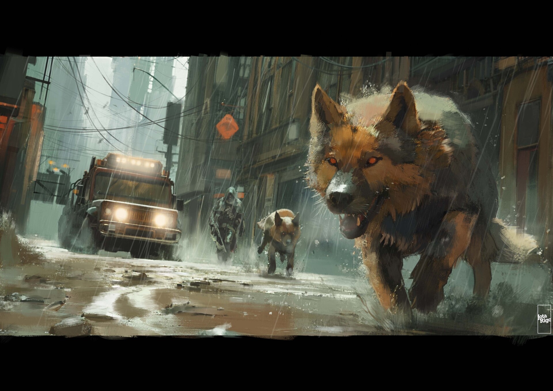 ArtStation - DOG CHASE 2252