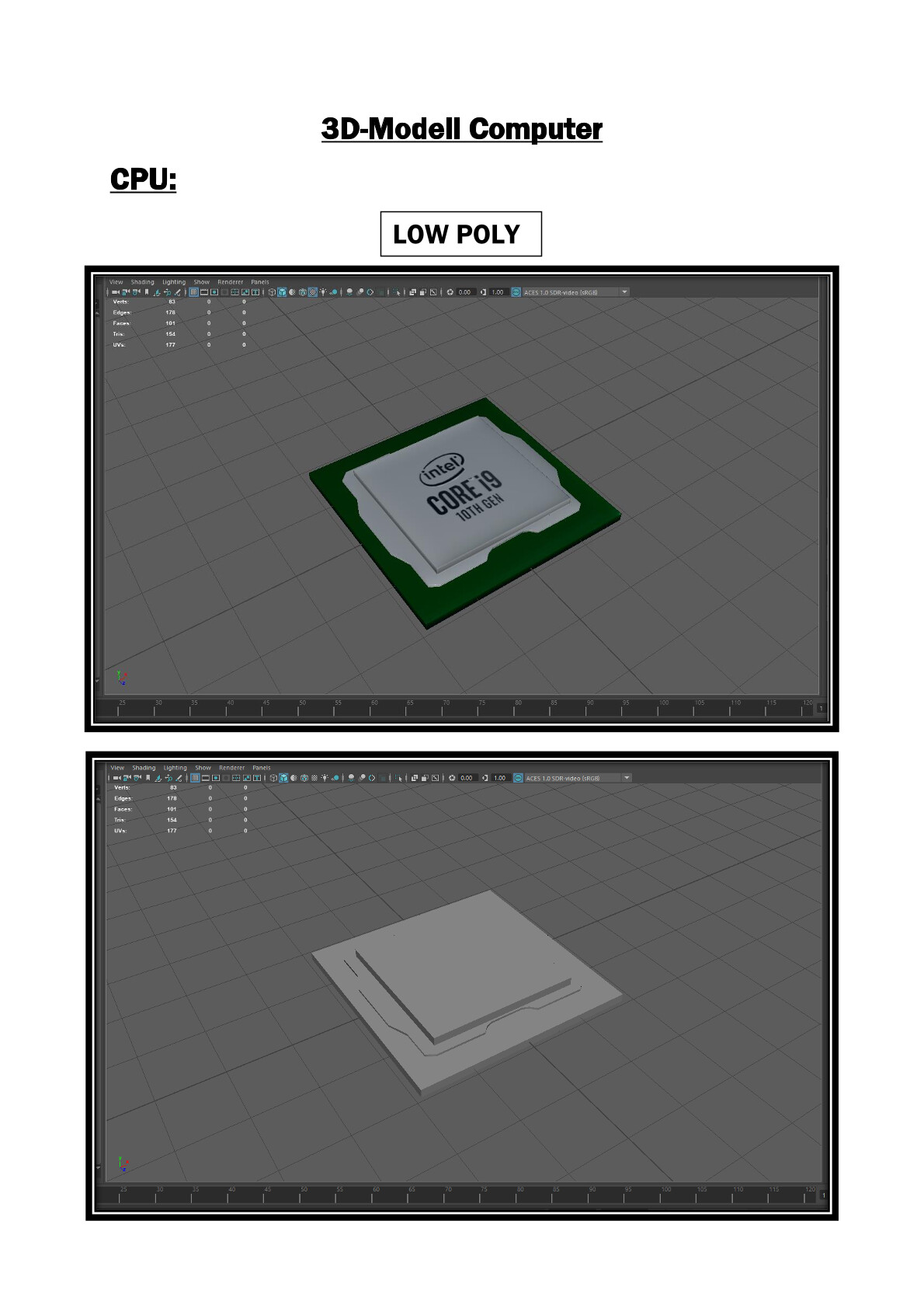 ArtStation - PC - 3D Model (First 3D Project)