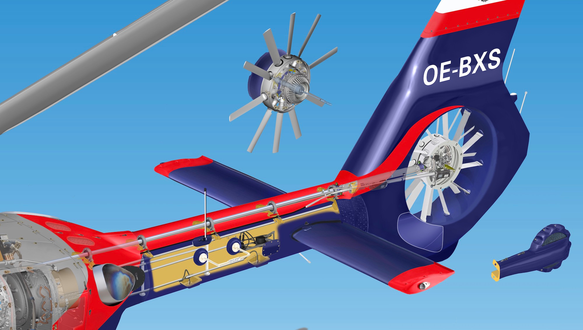 Tailor made Cutaways - Airbus Helicopters H135 P3E (EC 135) Cutaways