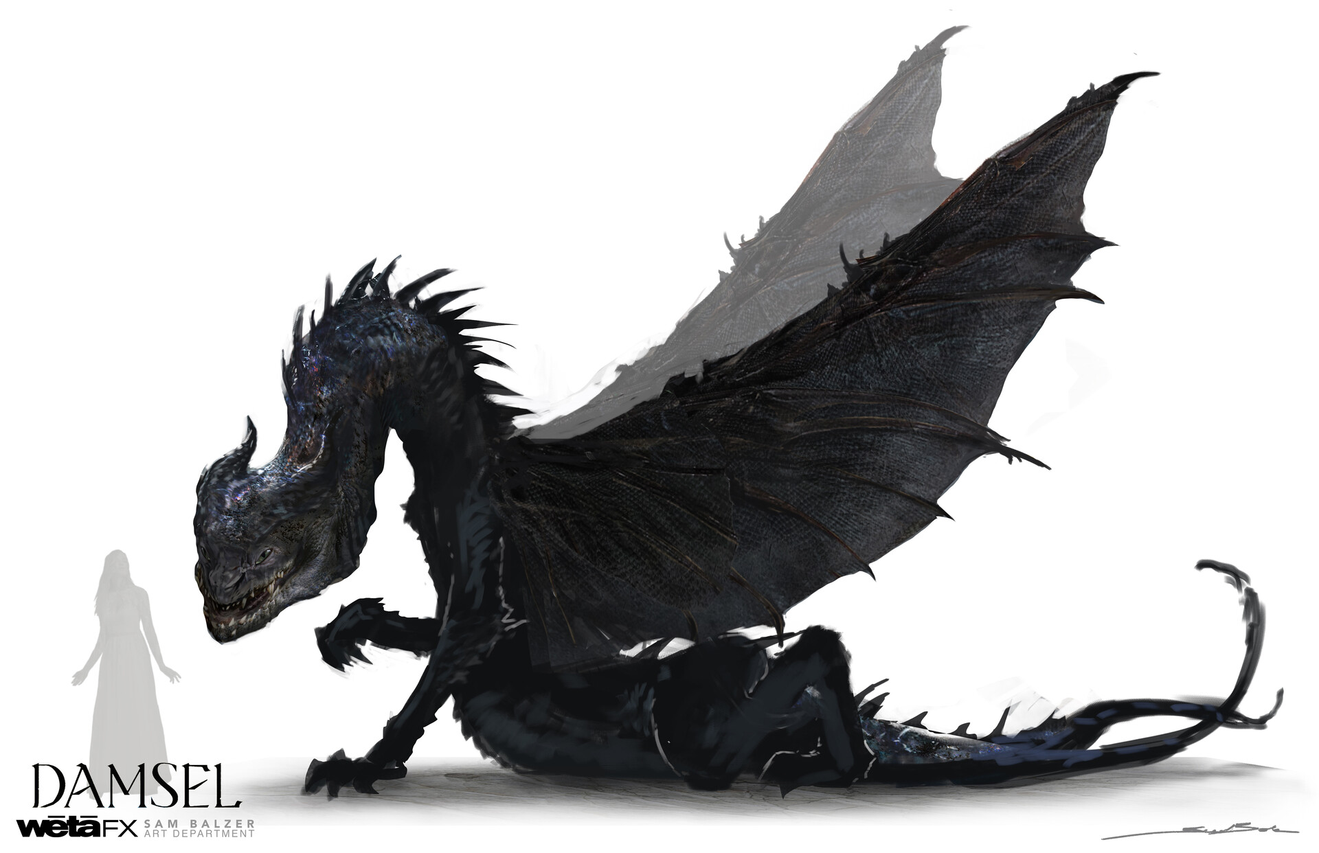 Sam Balzer - Dragon concepts, Damsel