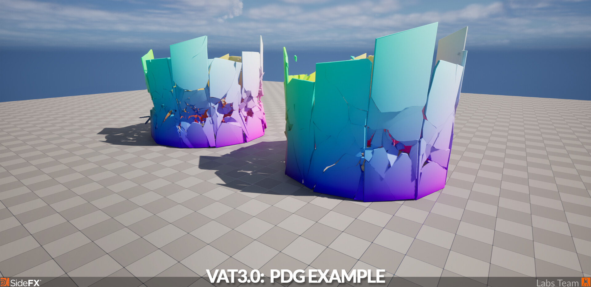 SideFX Labs - Labs Vertex Animation Textures 3.0: PDG Example