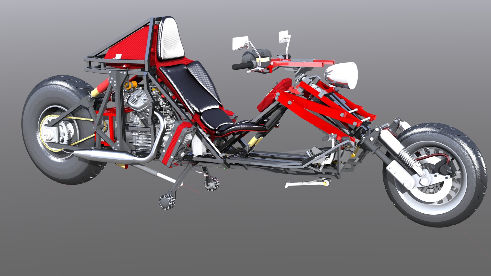 ArtStation - Akira Bike Project Phase II / Recumbent Racer