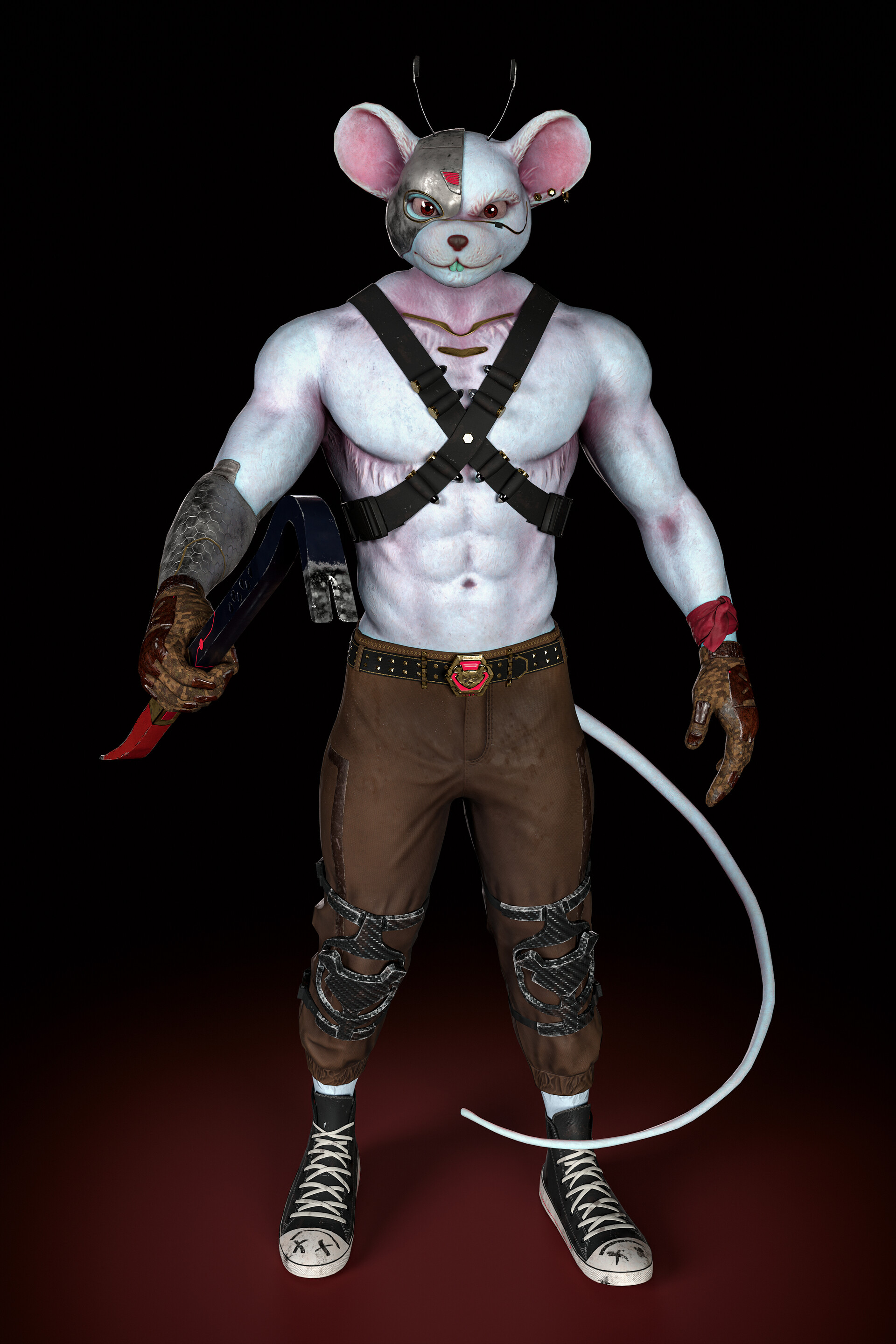 ArtStation - mouse cyberpunk