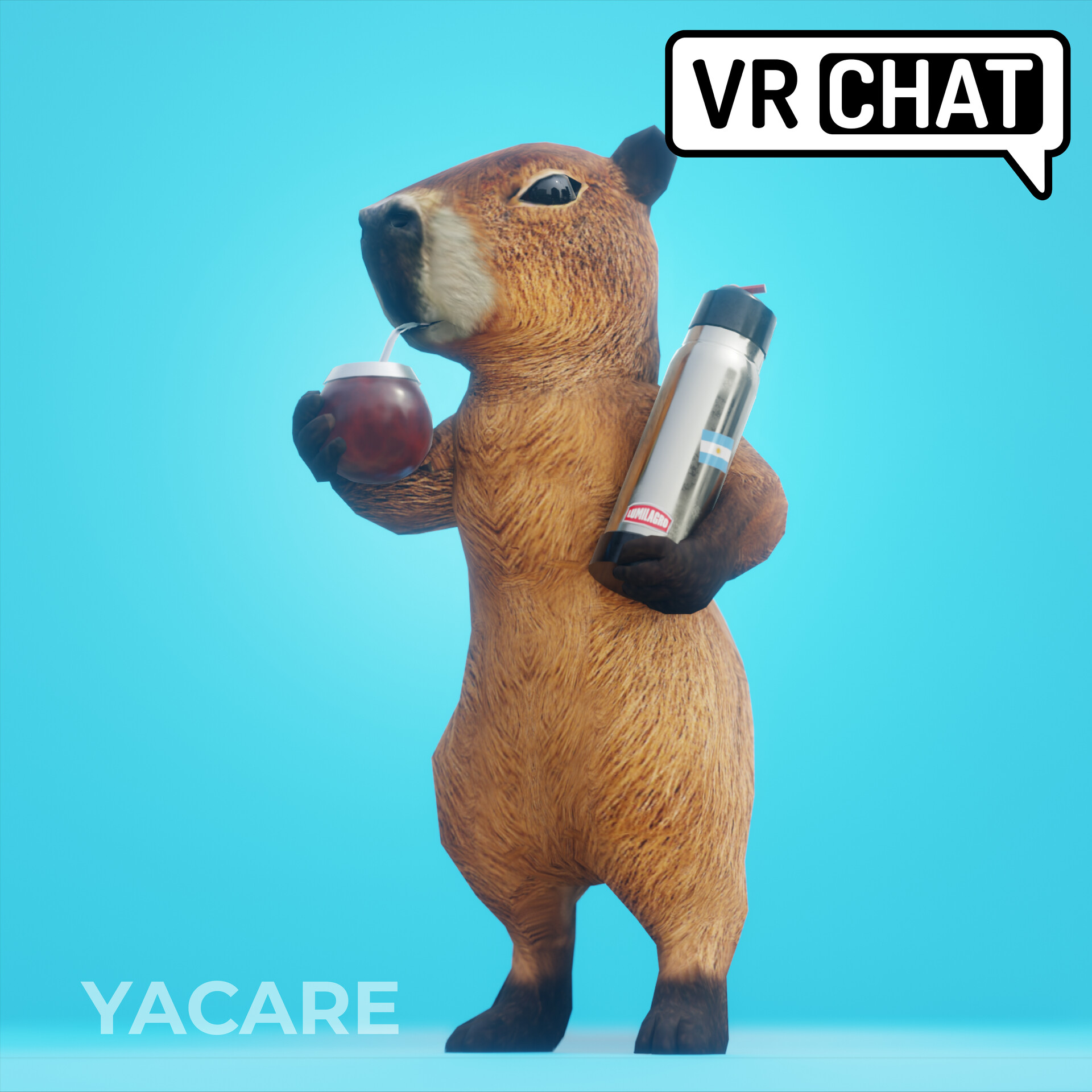 Camila Brugnoli - Carpincho - Capybara VRChat avatar