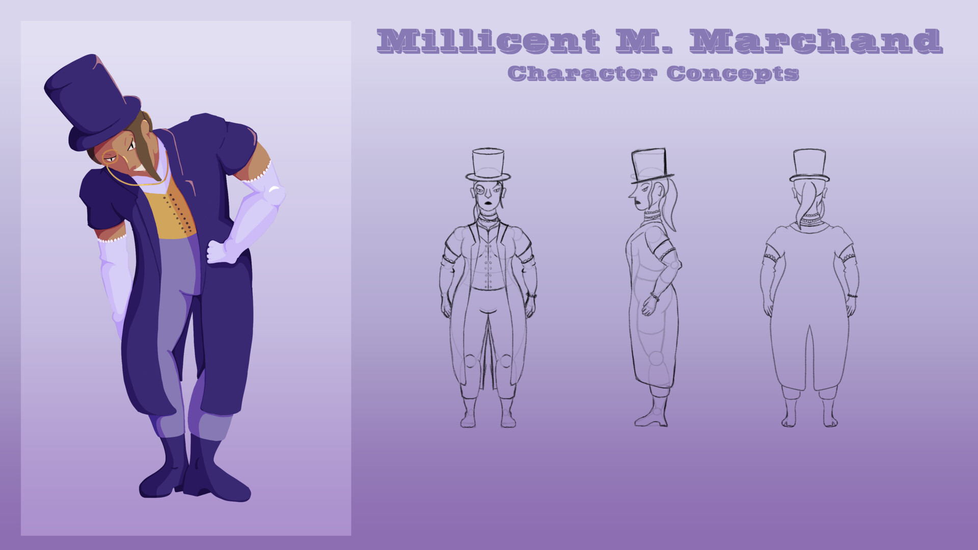 ArtStation - Millicent- Character Concept