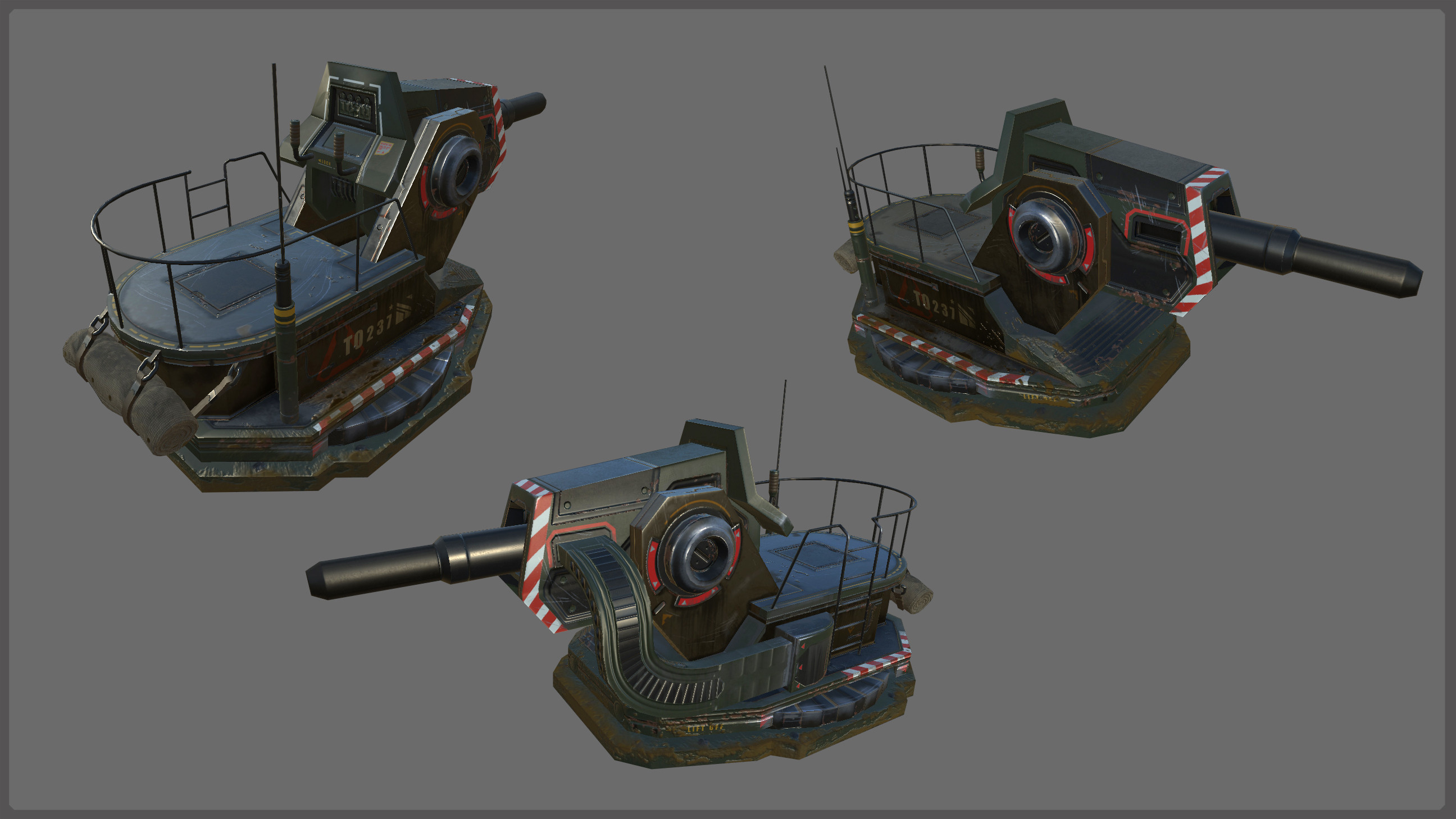 Mauricio Tejerina - Turret designs and models.