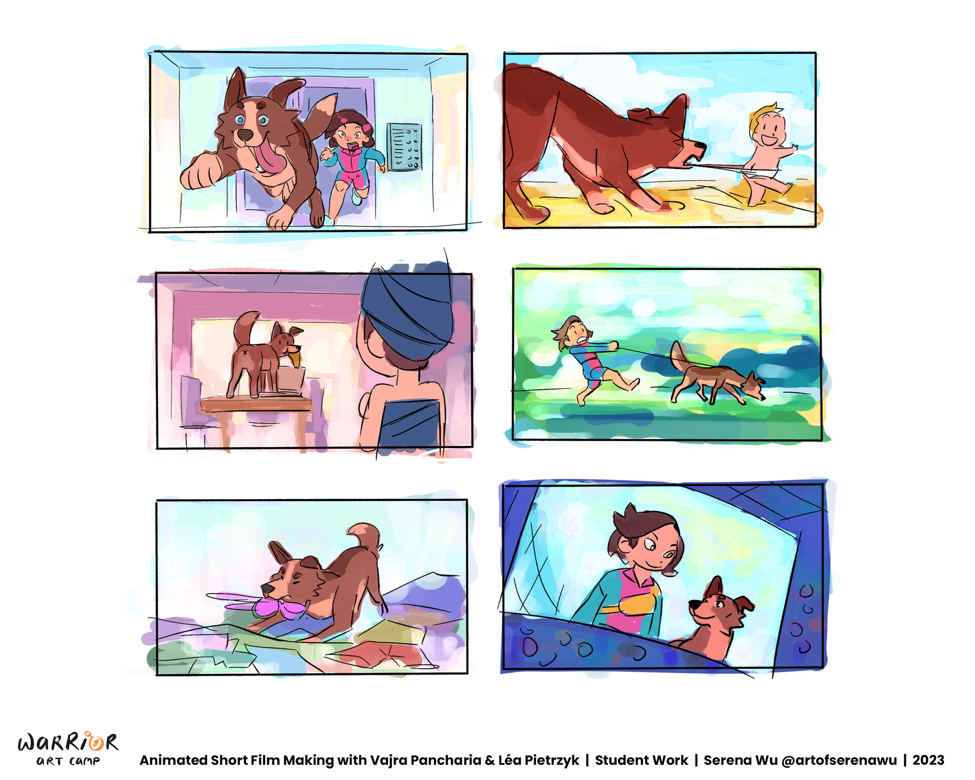 Warrior Art Camp - Serena Wu | Animated Short Film Making with Vajra Pancharia & Léa Pietrzyk (2023)