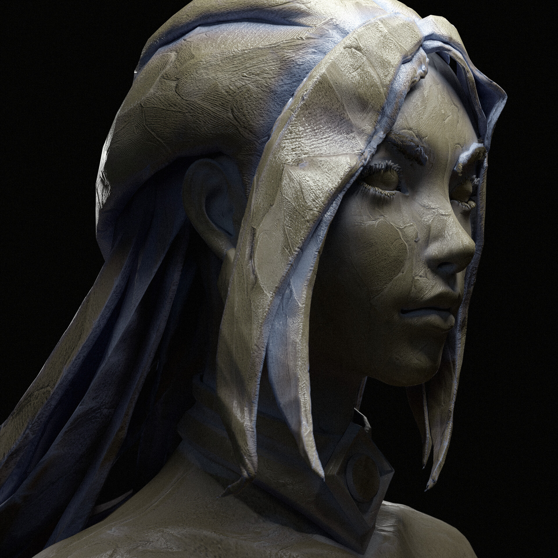 ArtStation - clay sculpture style