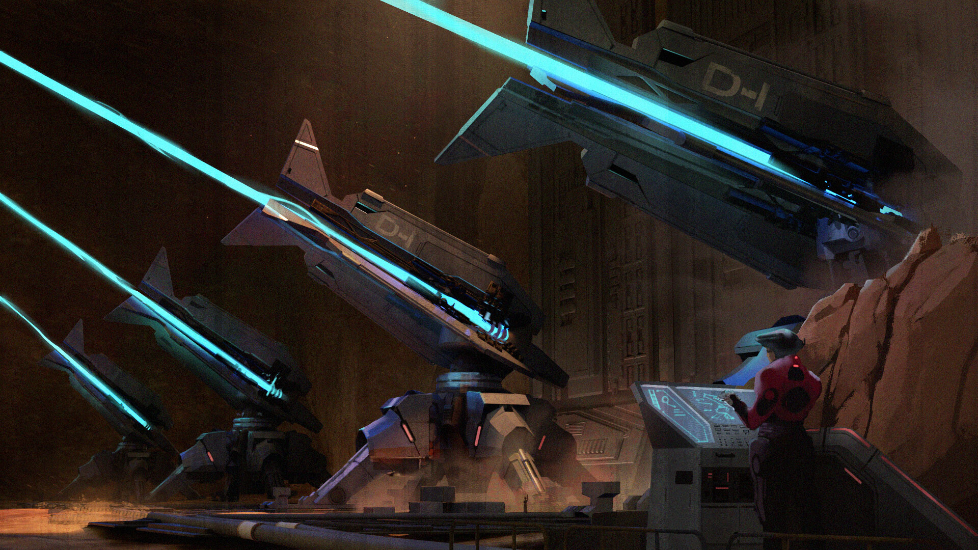 ArtStation - Laser Turrets