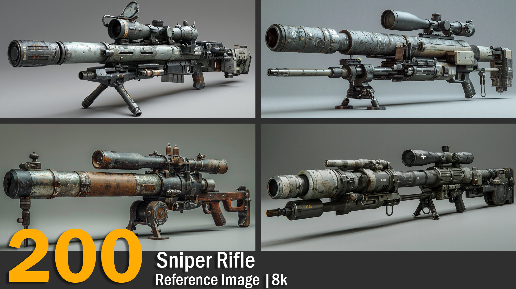 Lumière - Sniper Rifle | Reference Images | 8K