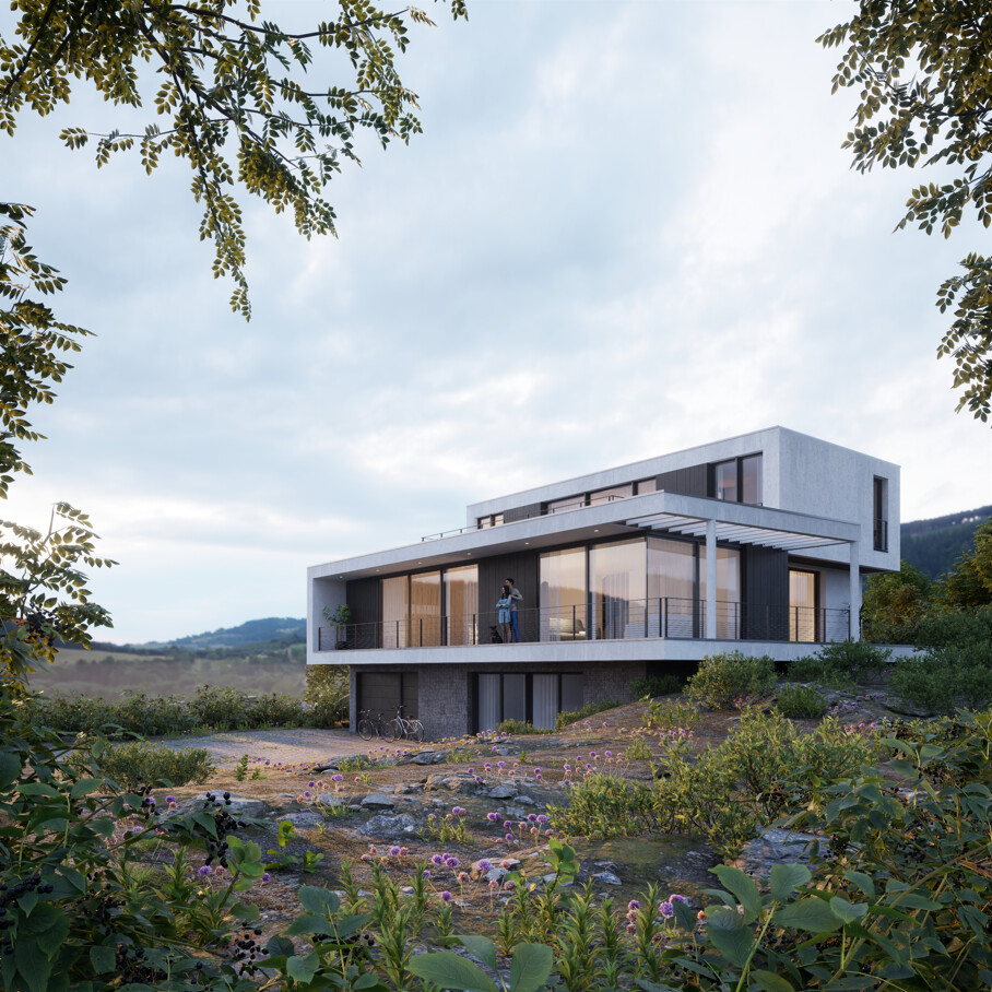 ArtStation - Modern villa rendering