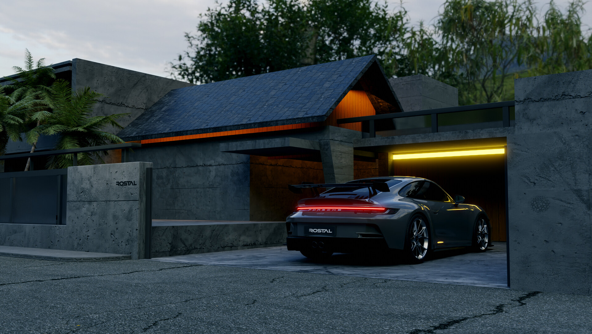 ArtStation - Custom 3D Model Car Scene Vol/16 - Made In Blender