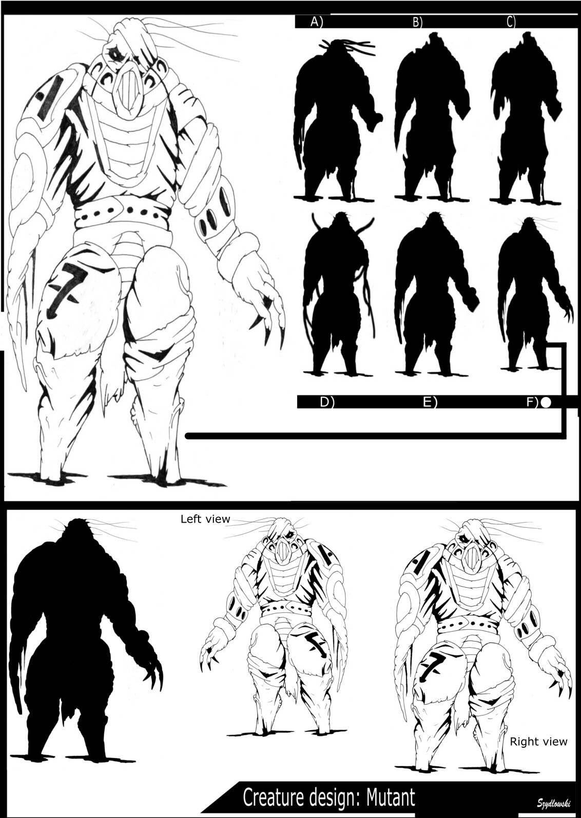 ArtStation - Creature design - mutant