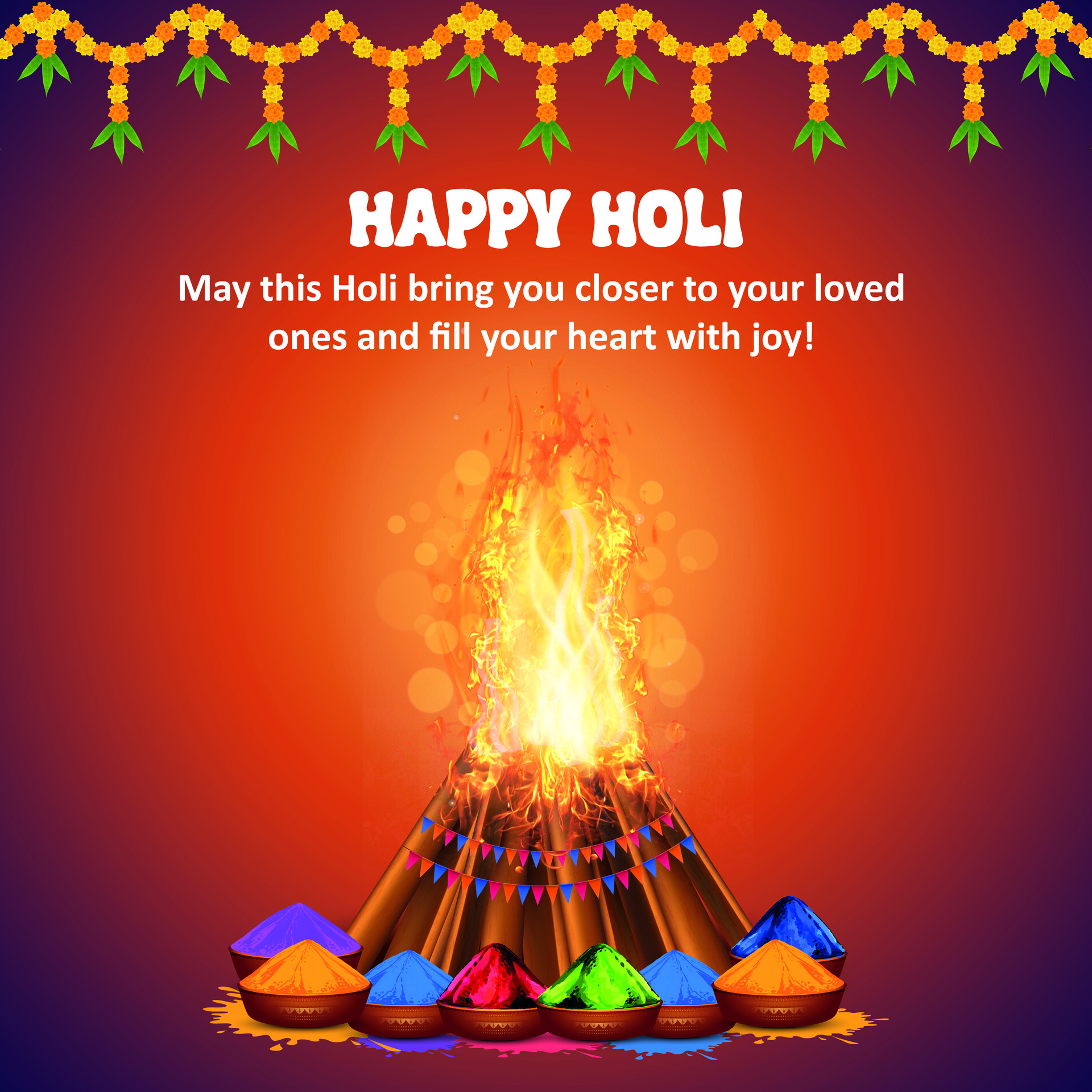 ArtStation - Happy Holi Social Media Creative Design