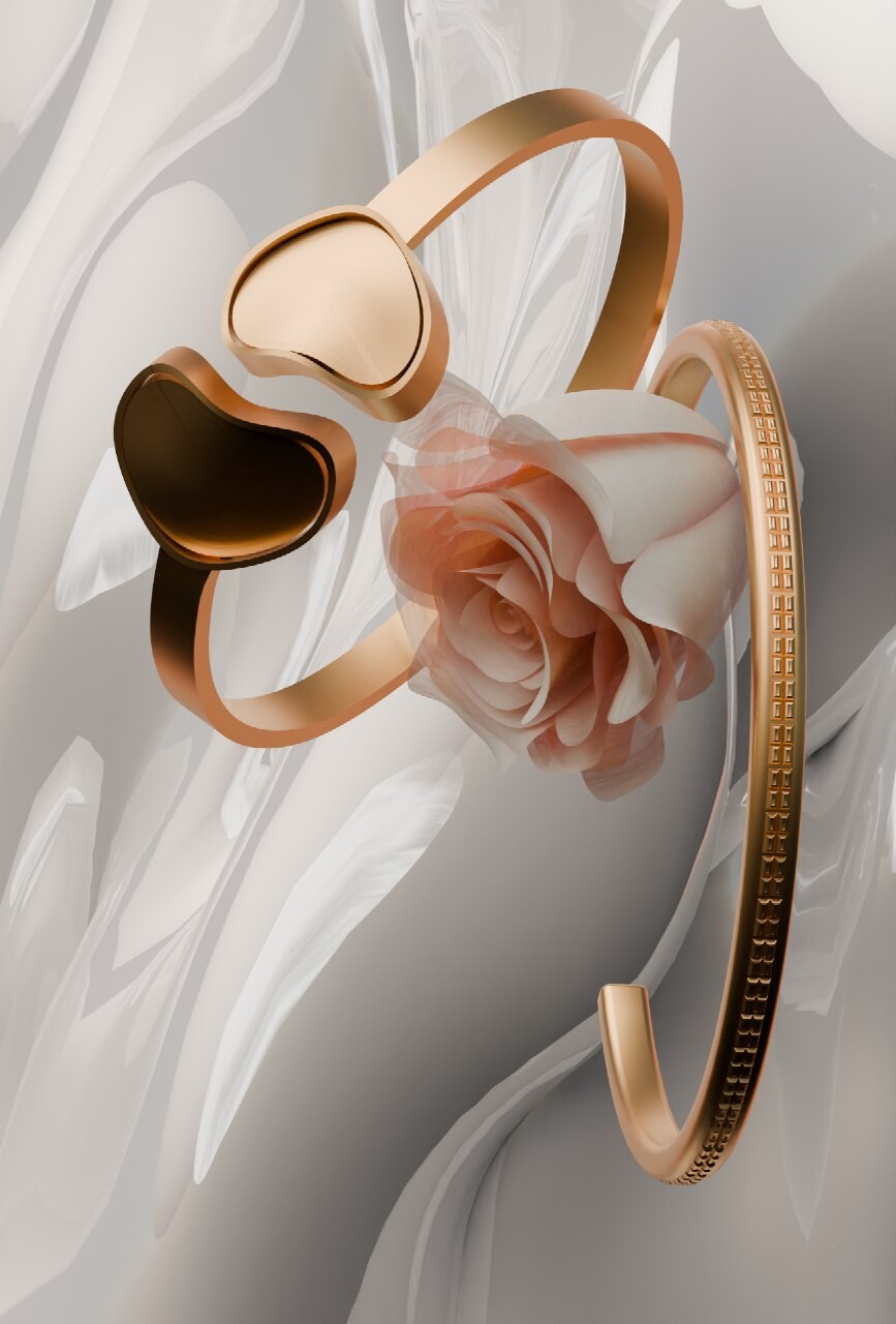 ArtStation - 3d jewelry visual design