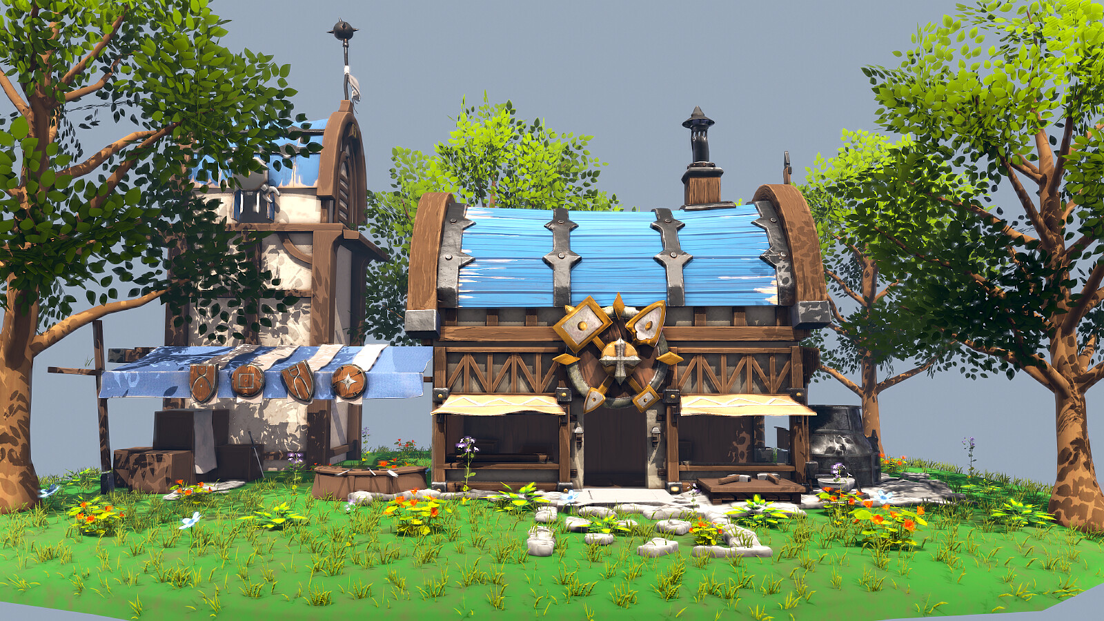 ArtStation - medieval blacksmith