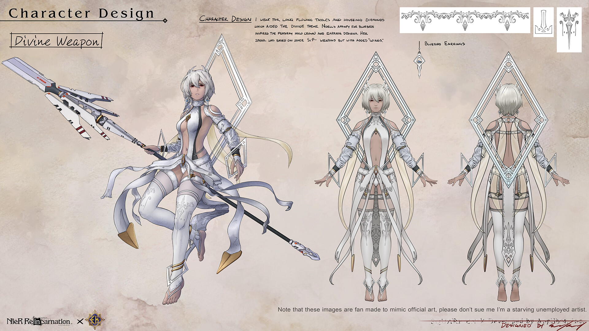 ArtStation - Divine Noelle Character Design