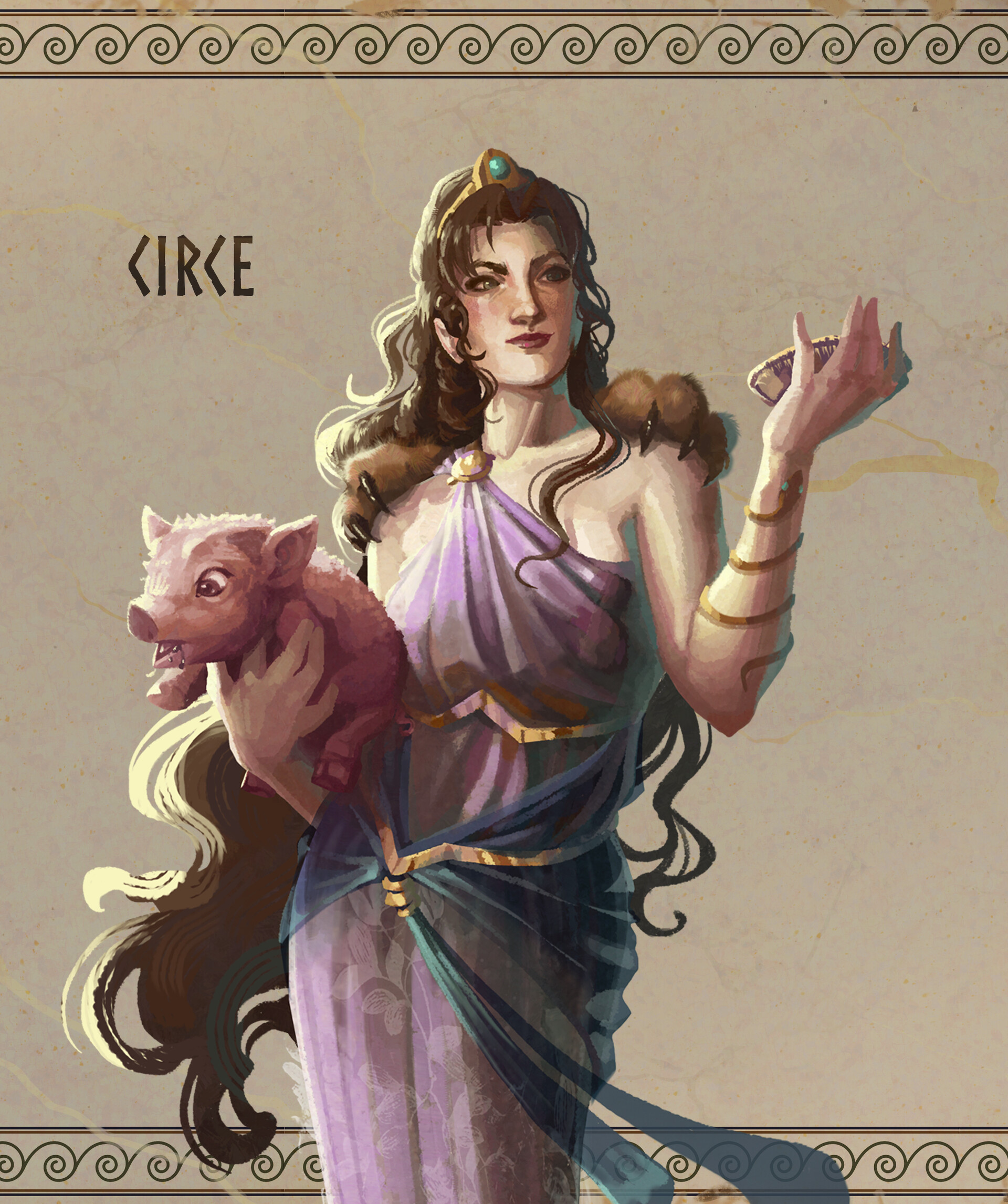 Circe Greek Mythology Painting
