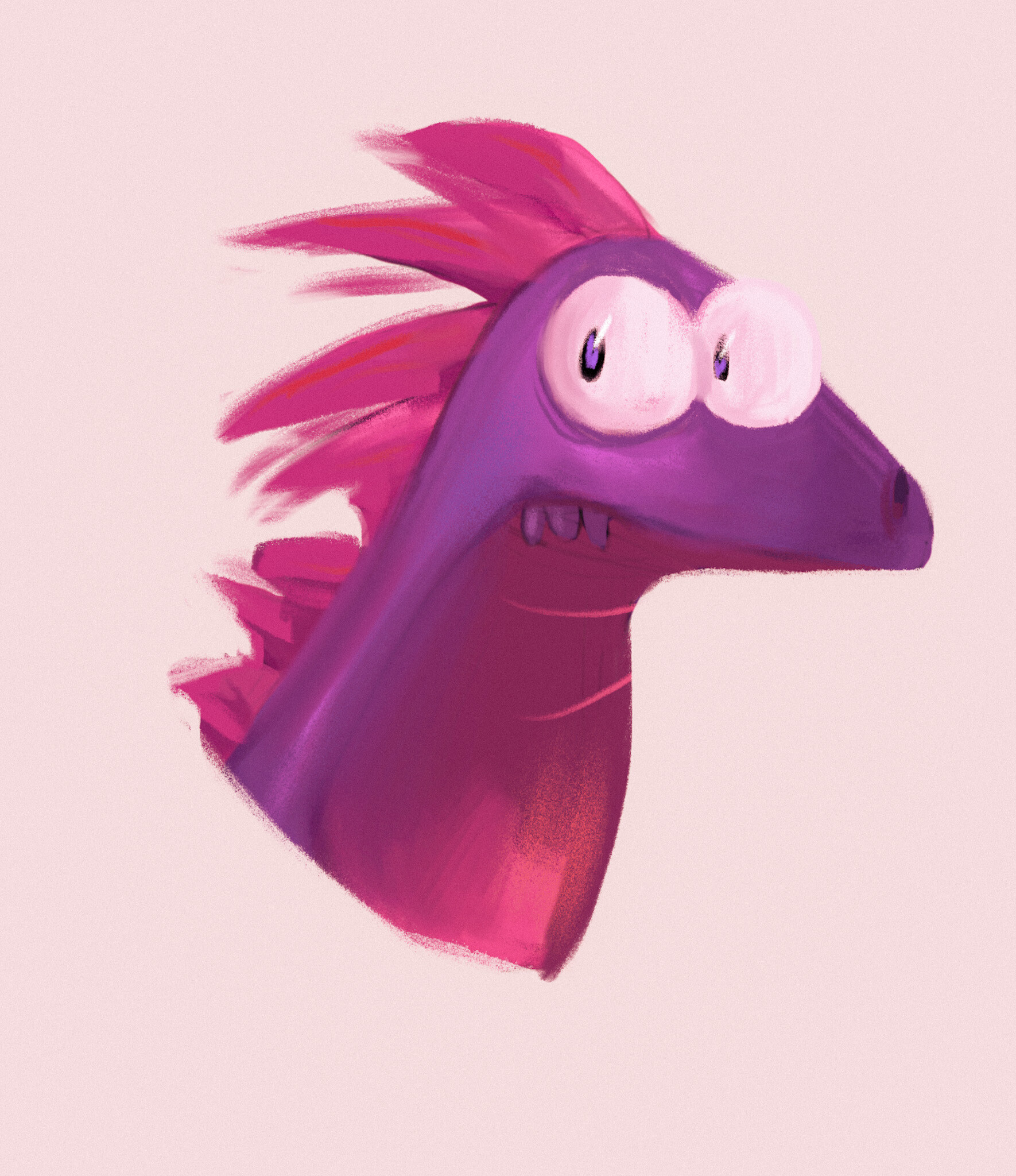ArtStation - Stylized Lizard Portrait
