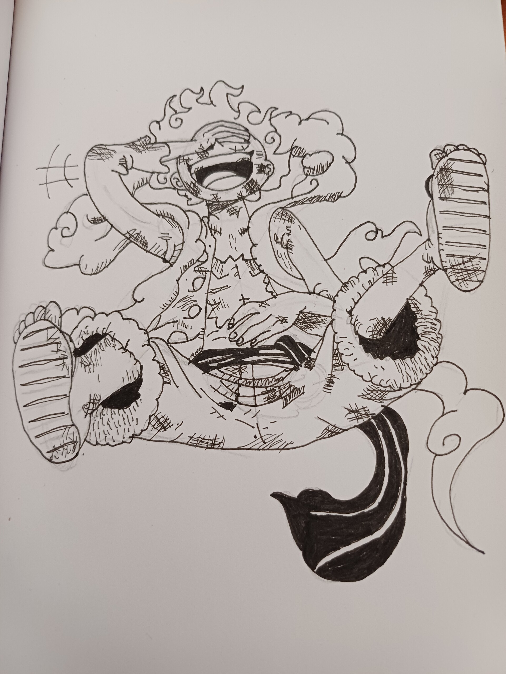 ArtStation - Luffy gear 5