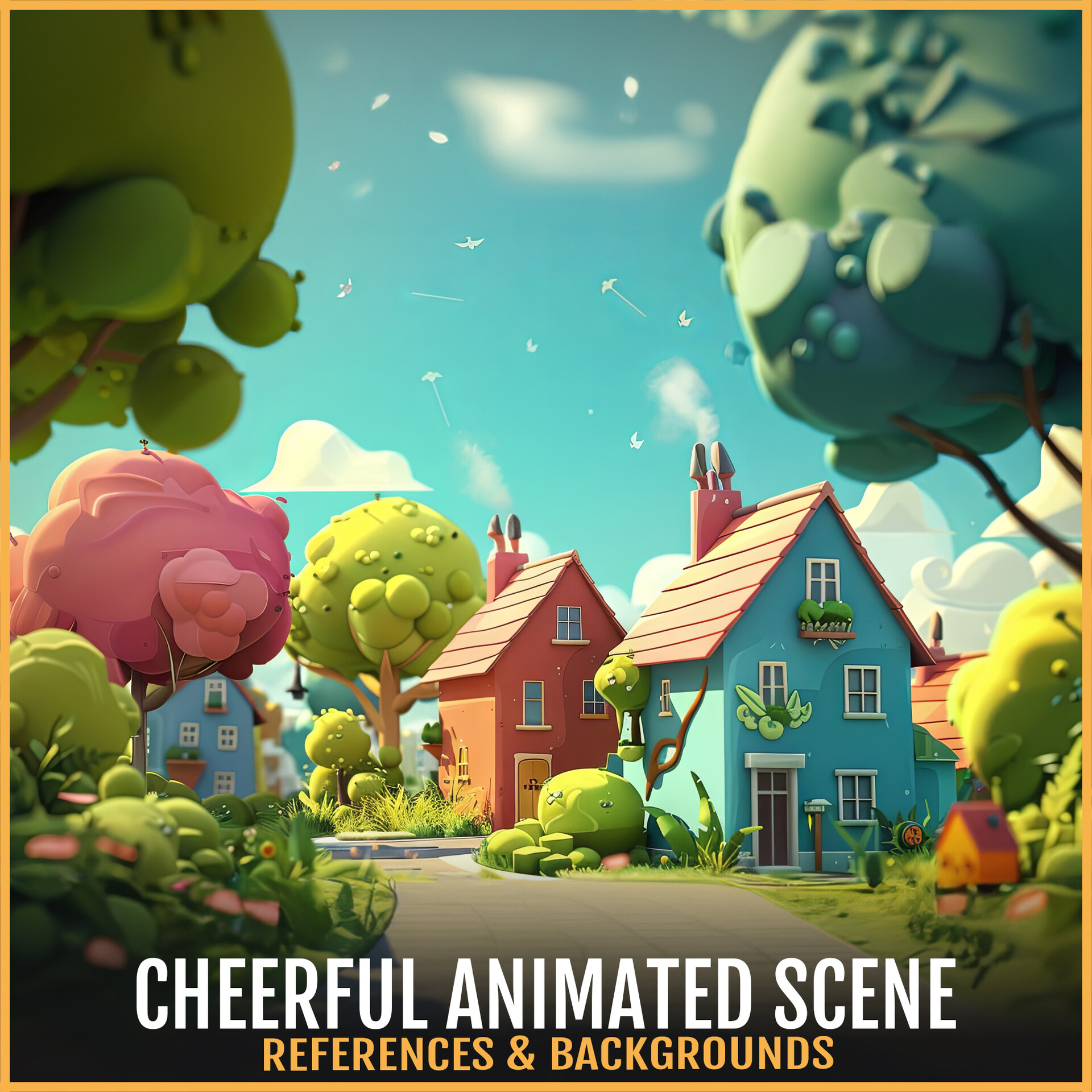 ArtStation - 303 Cheerful Animated Scene