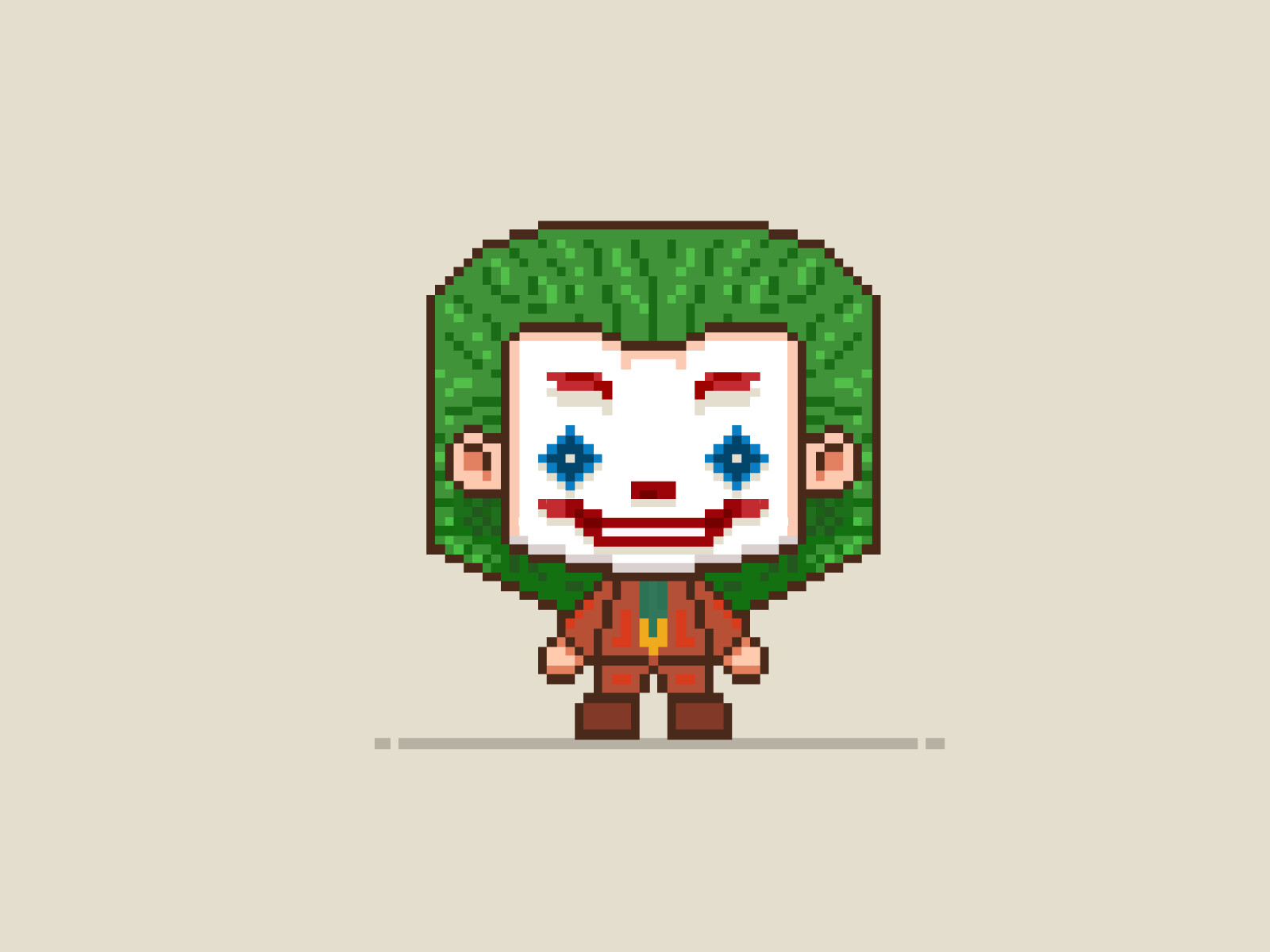 ArtStation - pixel joker