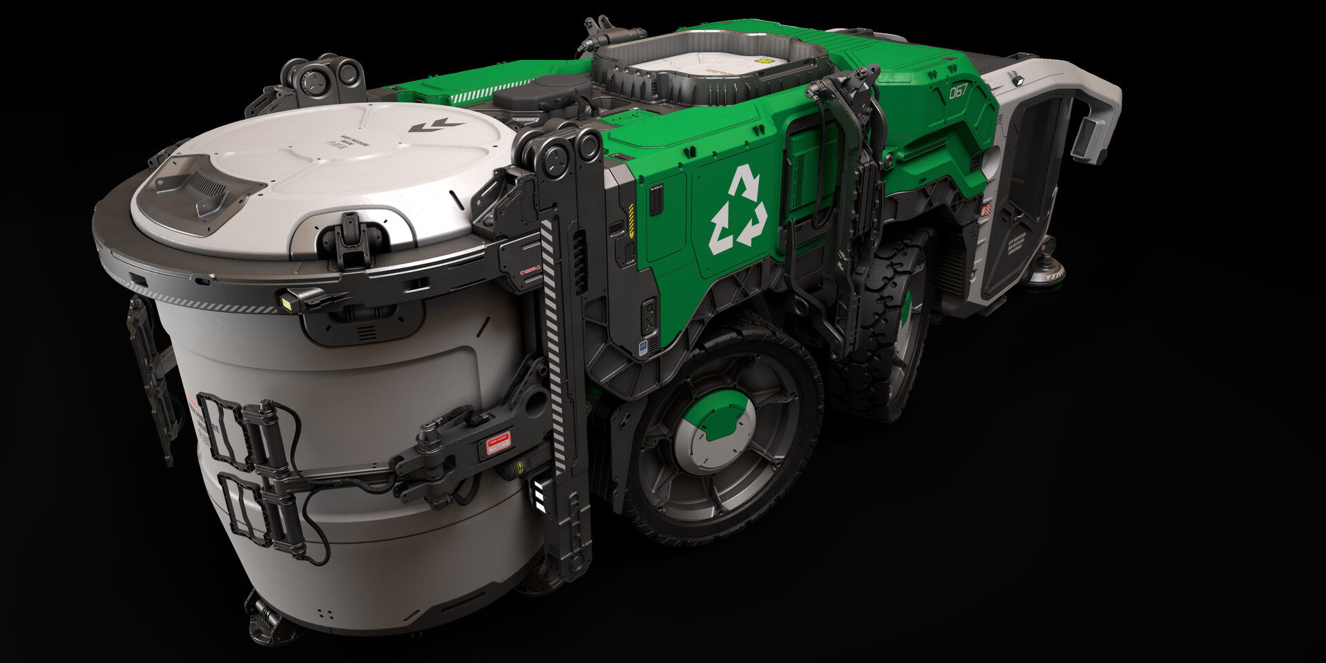 ArtStation - Street cleaner sweeper