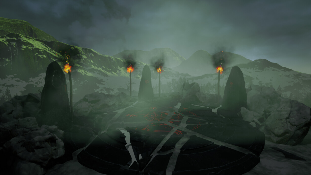 Sara Longo - Mountain Village VFX (Niagara System)