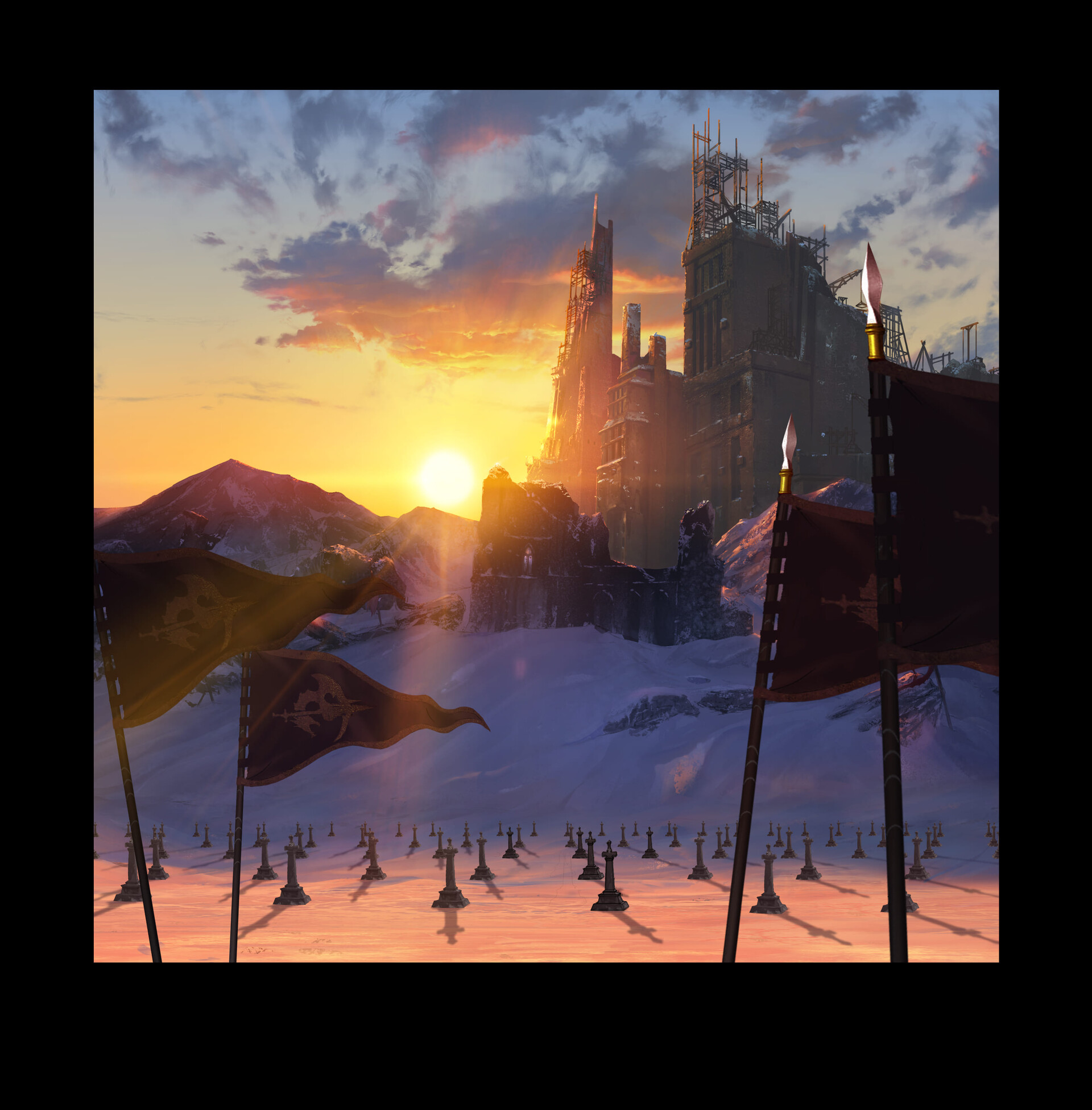 ArtStation - DOTA (animation background / concept art)