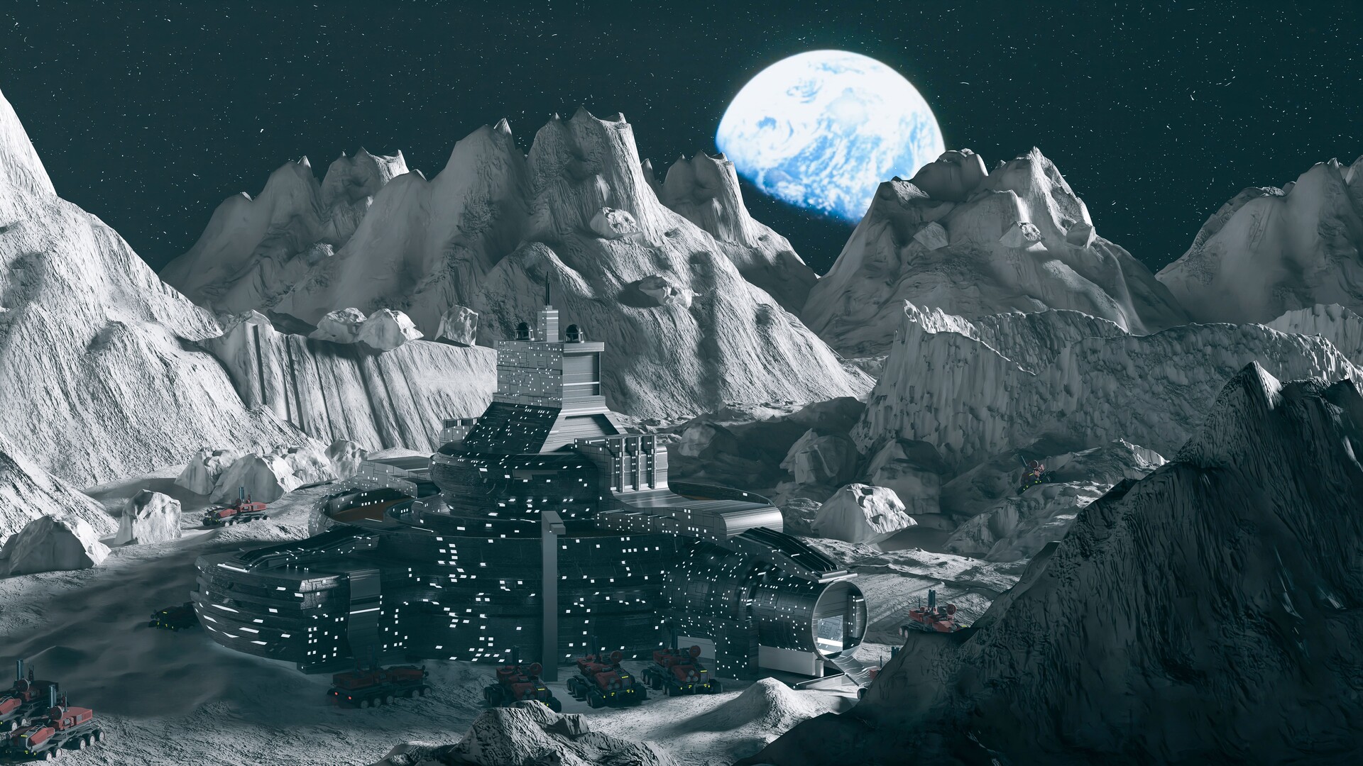 ArtStation - Lunar_base