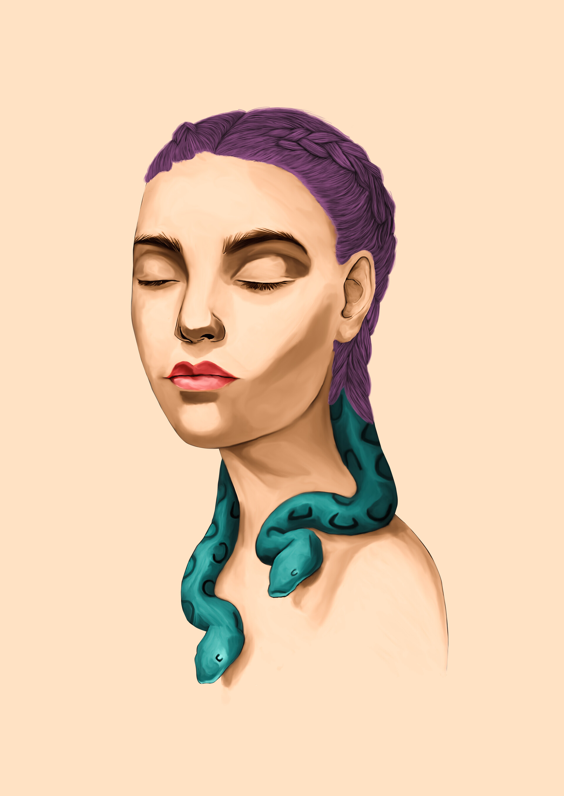 ArtStation - Snakes Girl