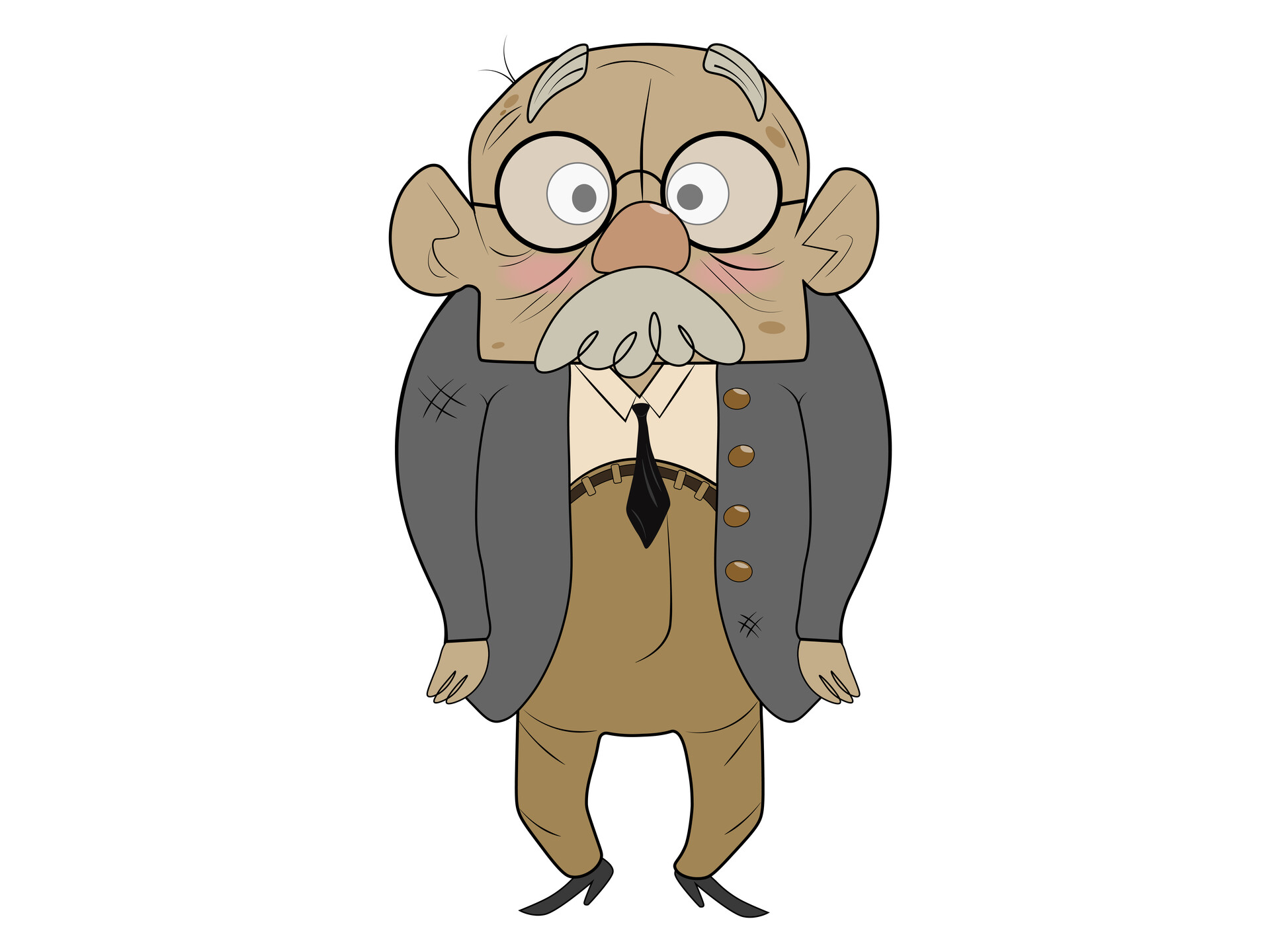 ArtStation - Old man (2D Character)