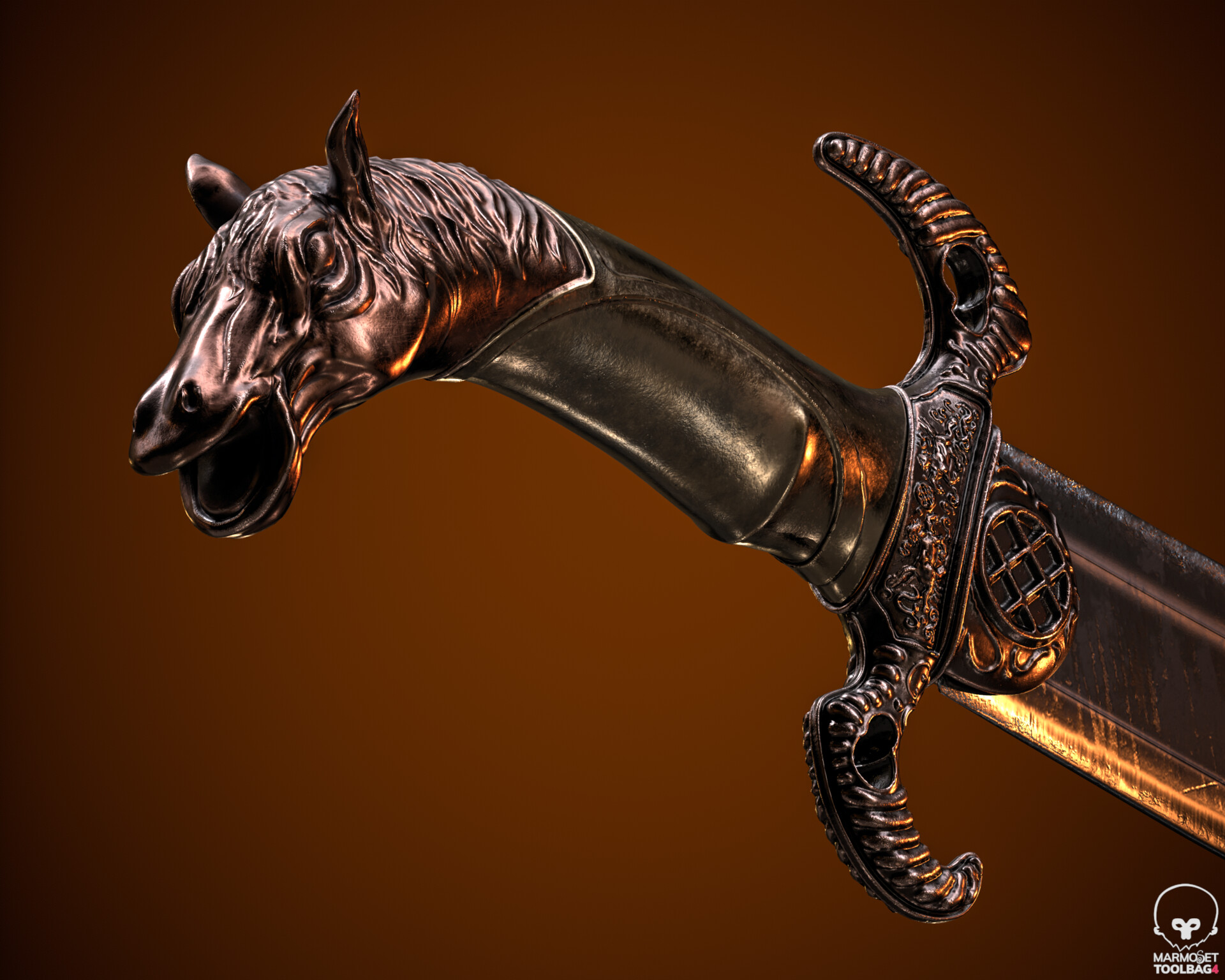 ArtStation - 3D BRONZE SWORD