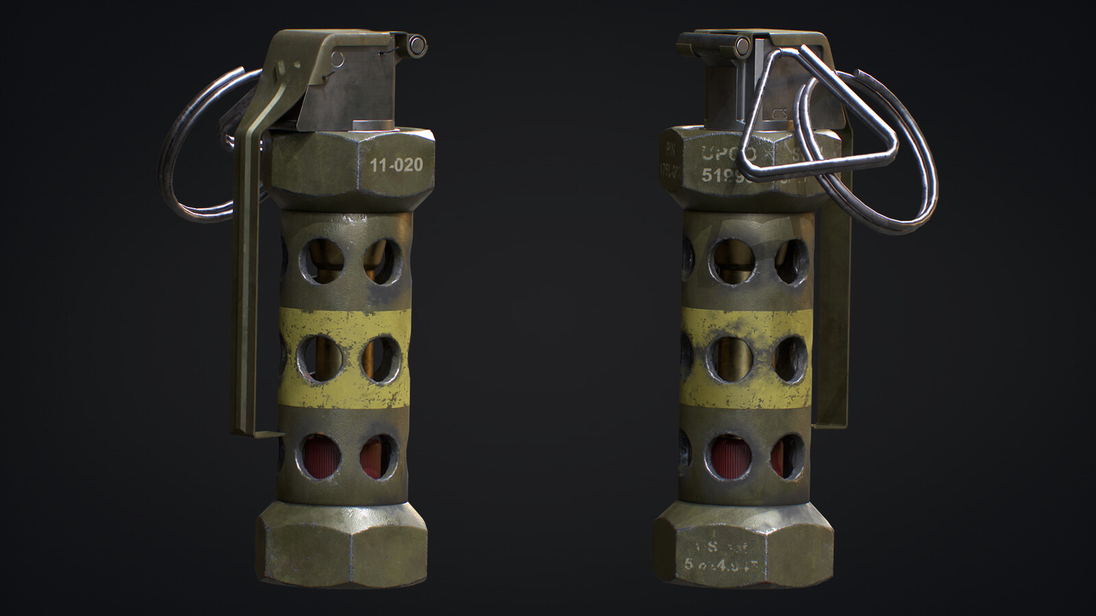 IchiroSuzuki - Game Ready Asset | M84 Stun Grenade