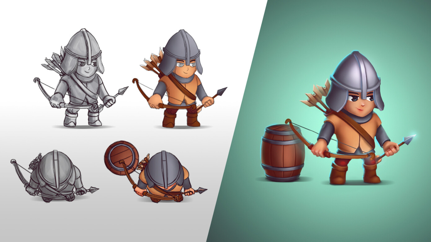 ArtStation - Archer Character - Casual Game