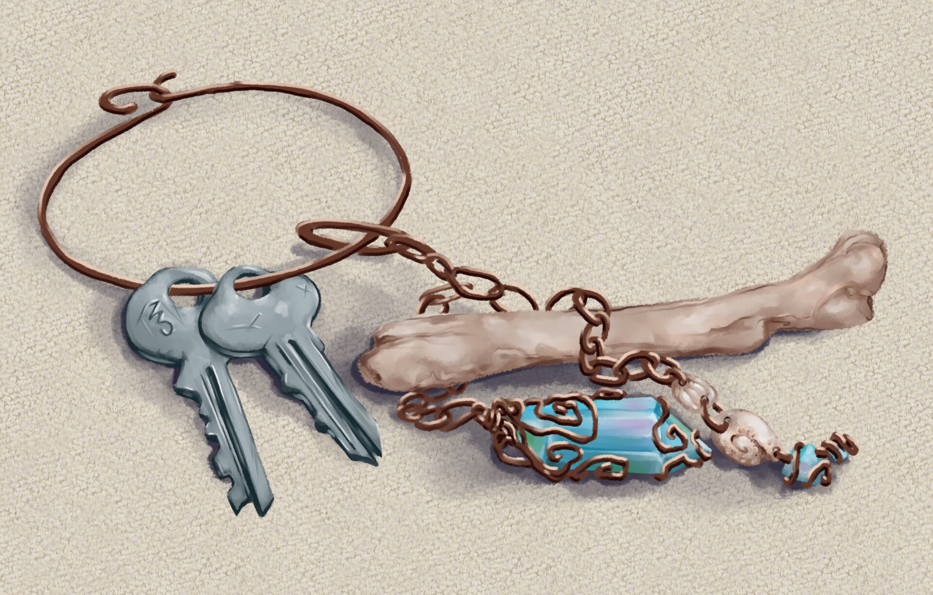 ArtStation - Modern Witch Keys