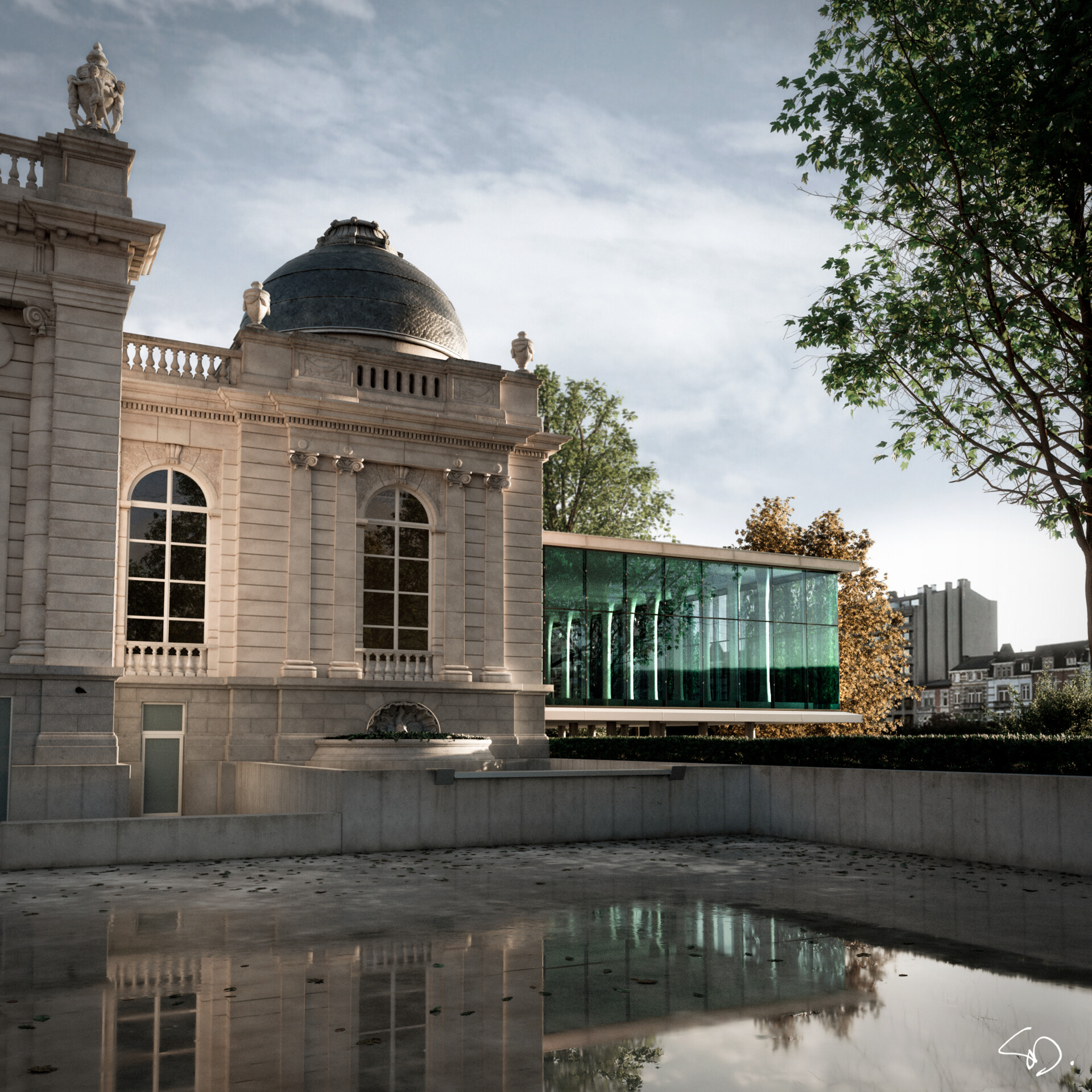 Sacha Delens - La Boverie - Exterior Architecture - (Museum of Fine ...