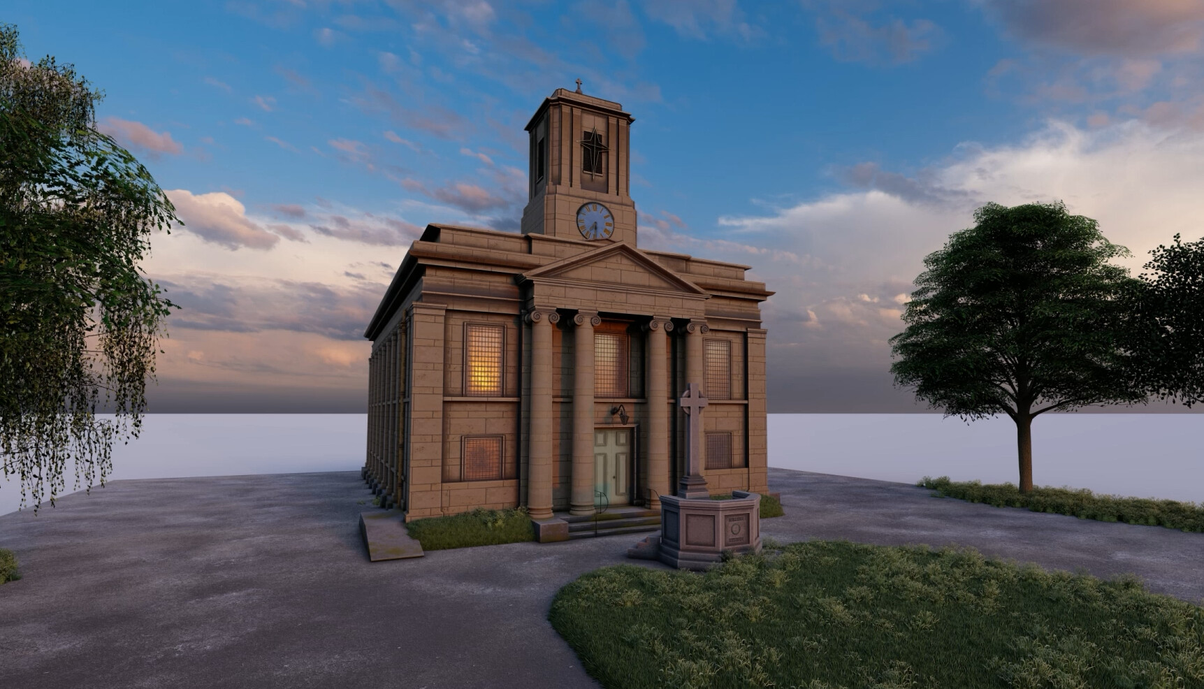 ArtStation - Realistic Building - St Pauls Church England