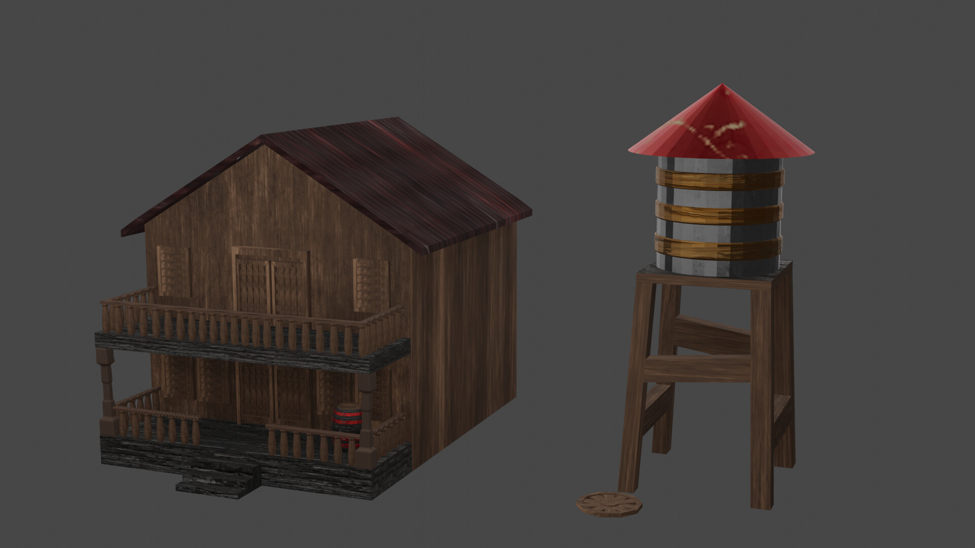 ArtStation - Western Props and Trim Sheet