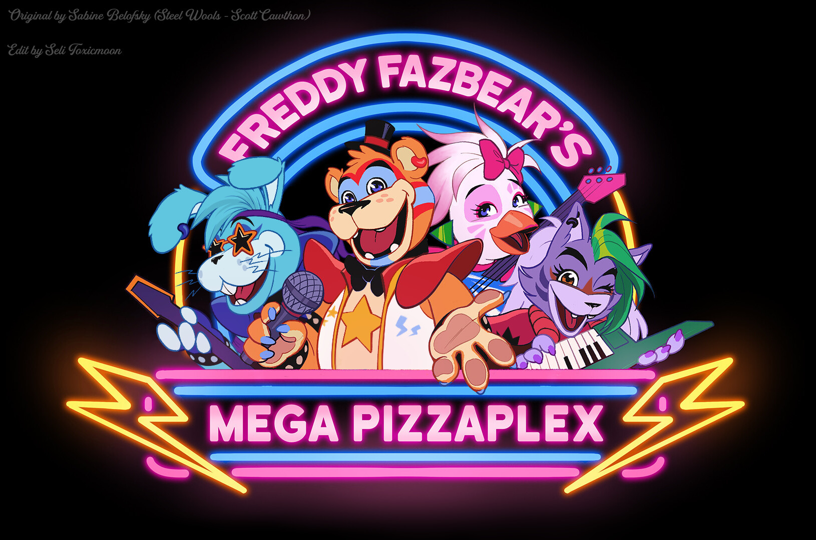 ArtStation - [FNAF AU] Freddy Fazbear's Mega Pizzaplex