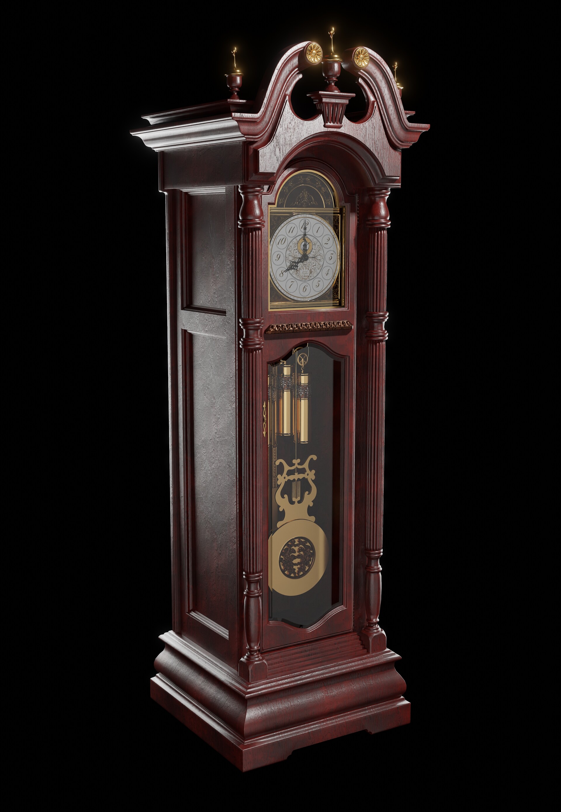 ArtStation - Grandfather Clock - Product Render