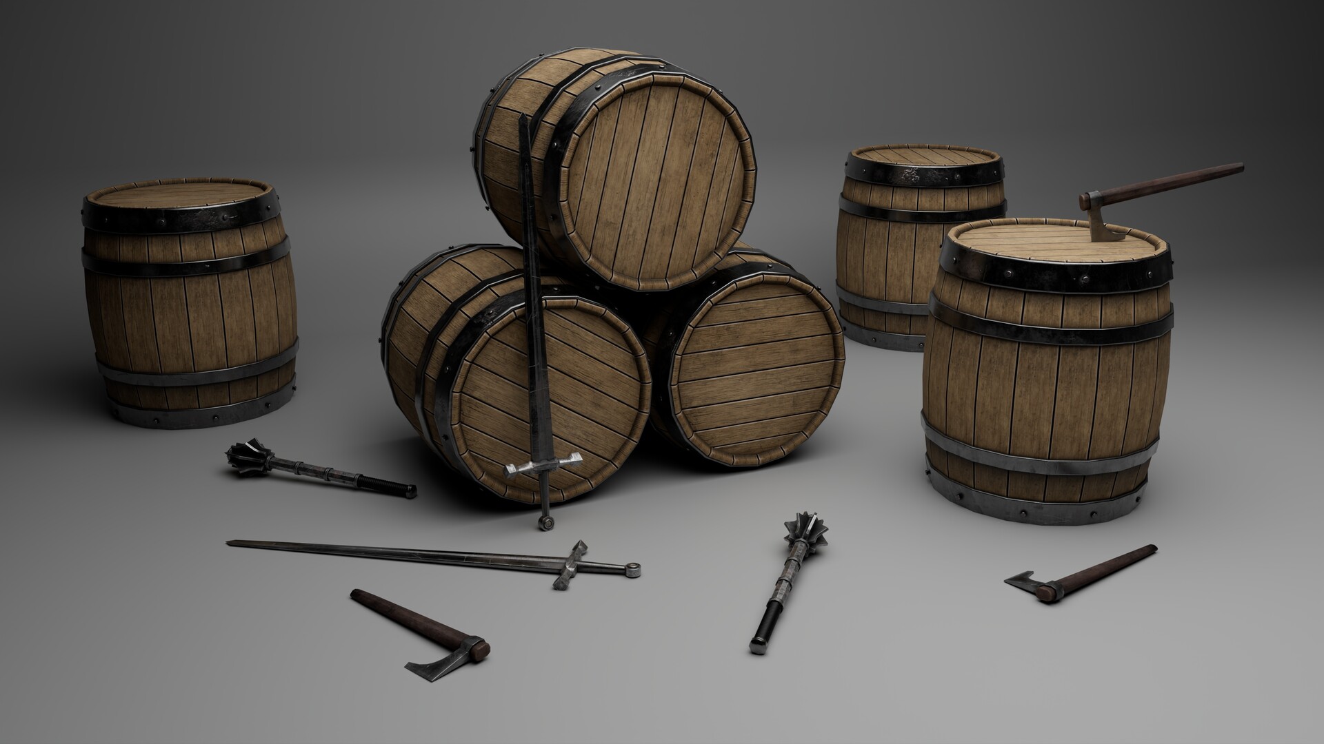 ArtStation - Medieval Props