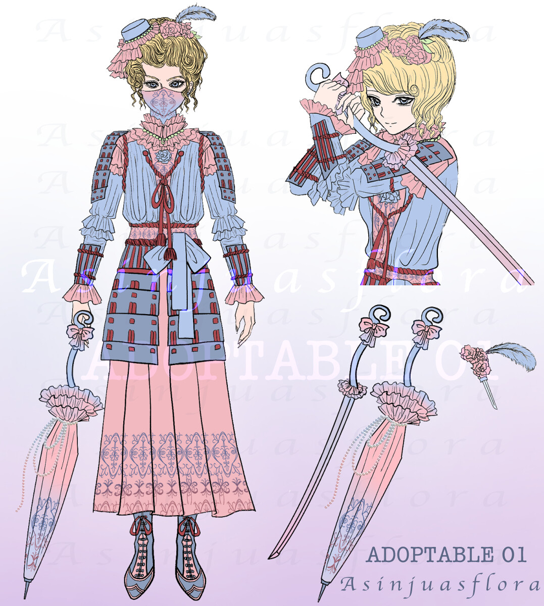 ArtStation - ADOPTABLE-01 Auction (OC design)