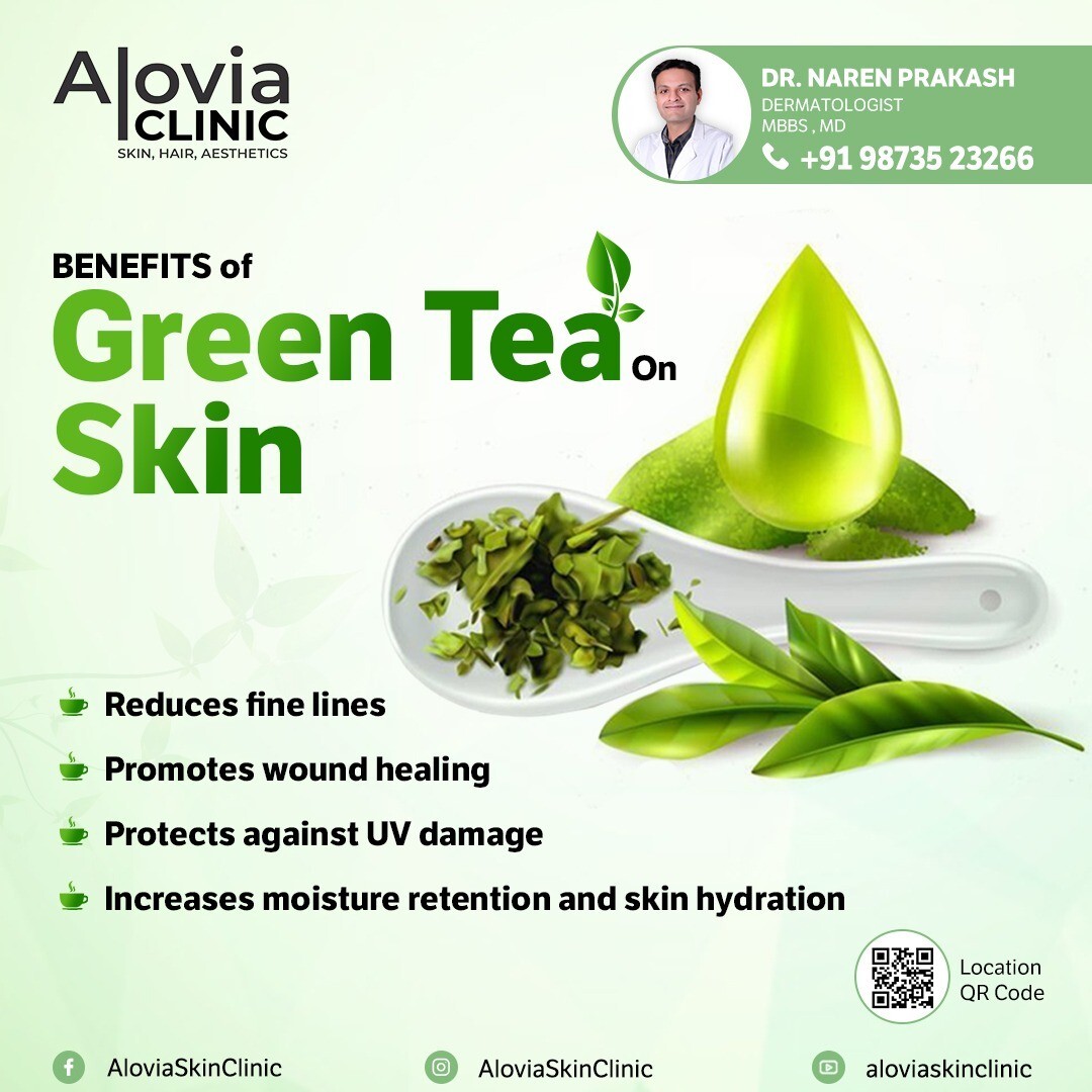 ArtStation - Benefits of Green Tea on Skin