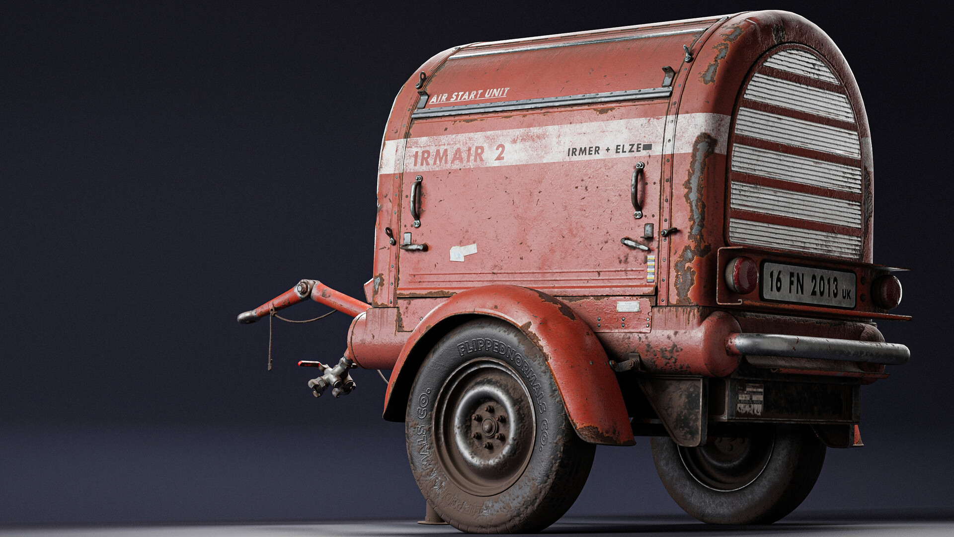 ArtStation - COMPRESSOR TEXTURING