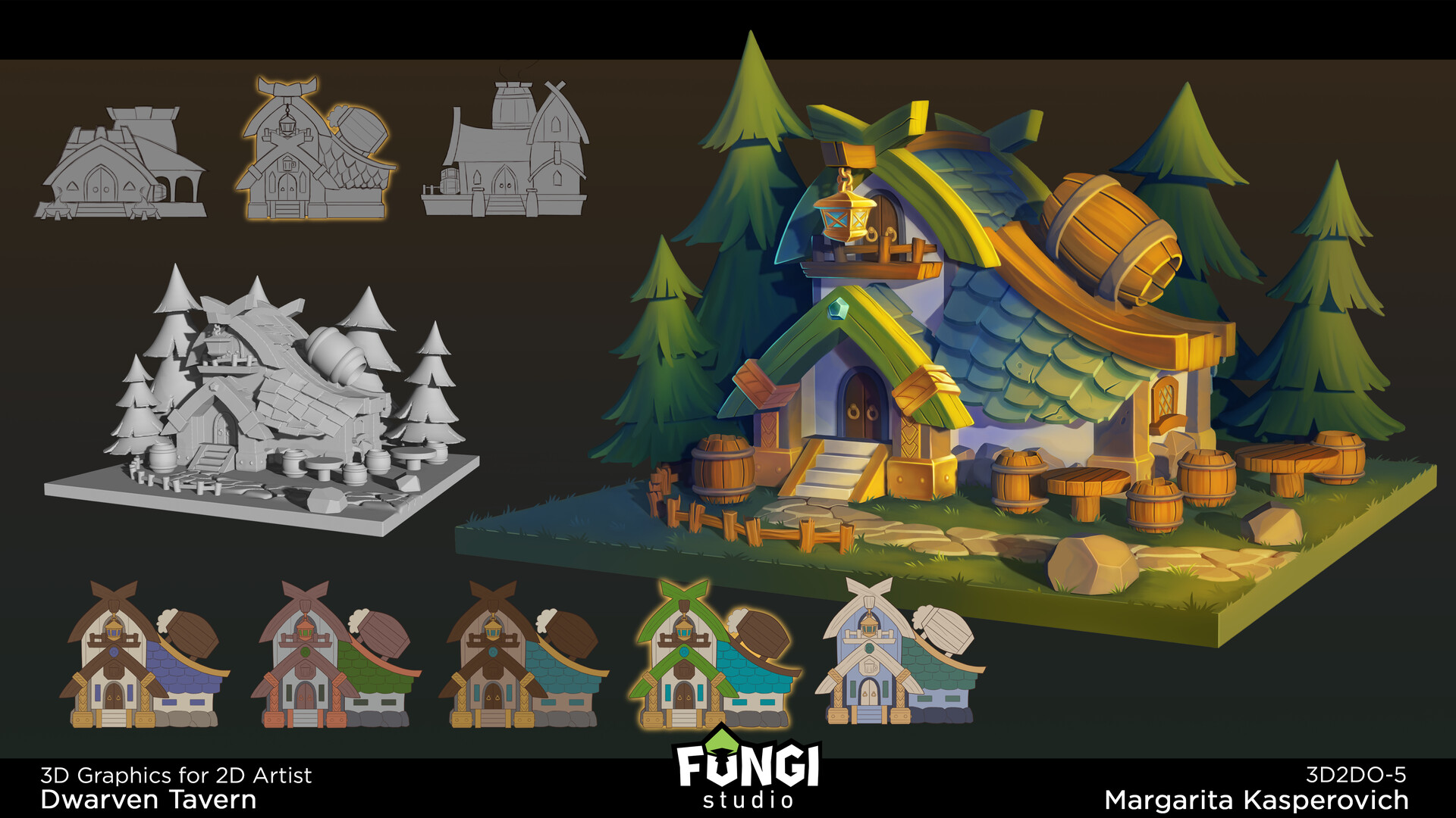 ArtStation - Dwarven Tavern