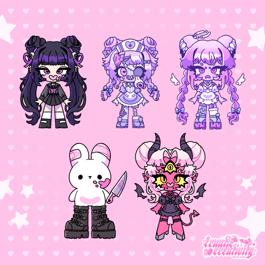 ArtStation - OC Chibi Lineup