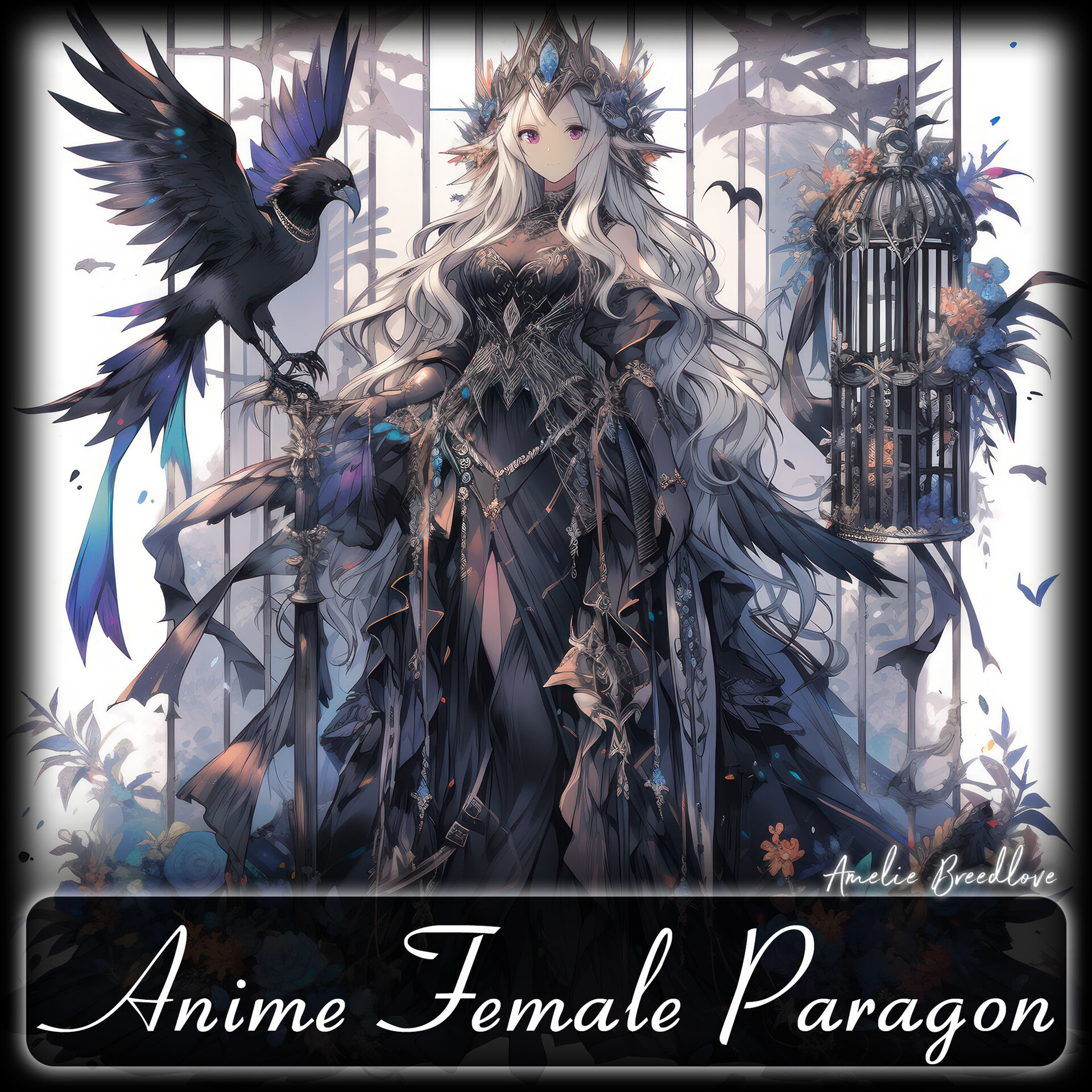 Amelie Anime - 200 Anime Female Paragon (Full Body) Reference Pack | 4K ...